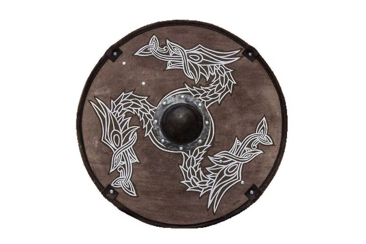 Viking Serpent shield, Viking Shield, viking armor, wood shield ...