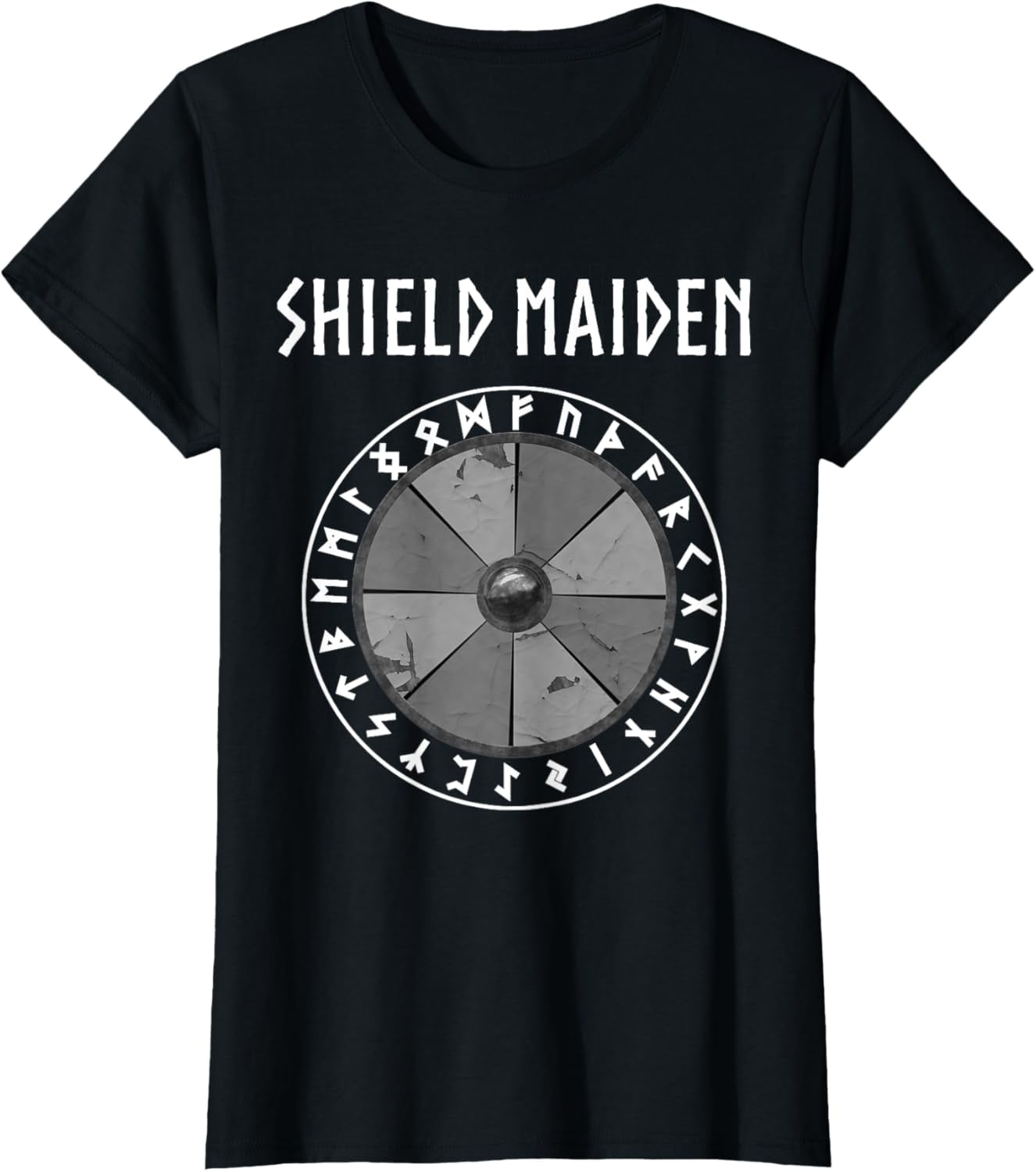 Viking Shield Maiden Runes T-Shirt - Walmart.com
