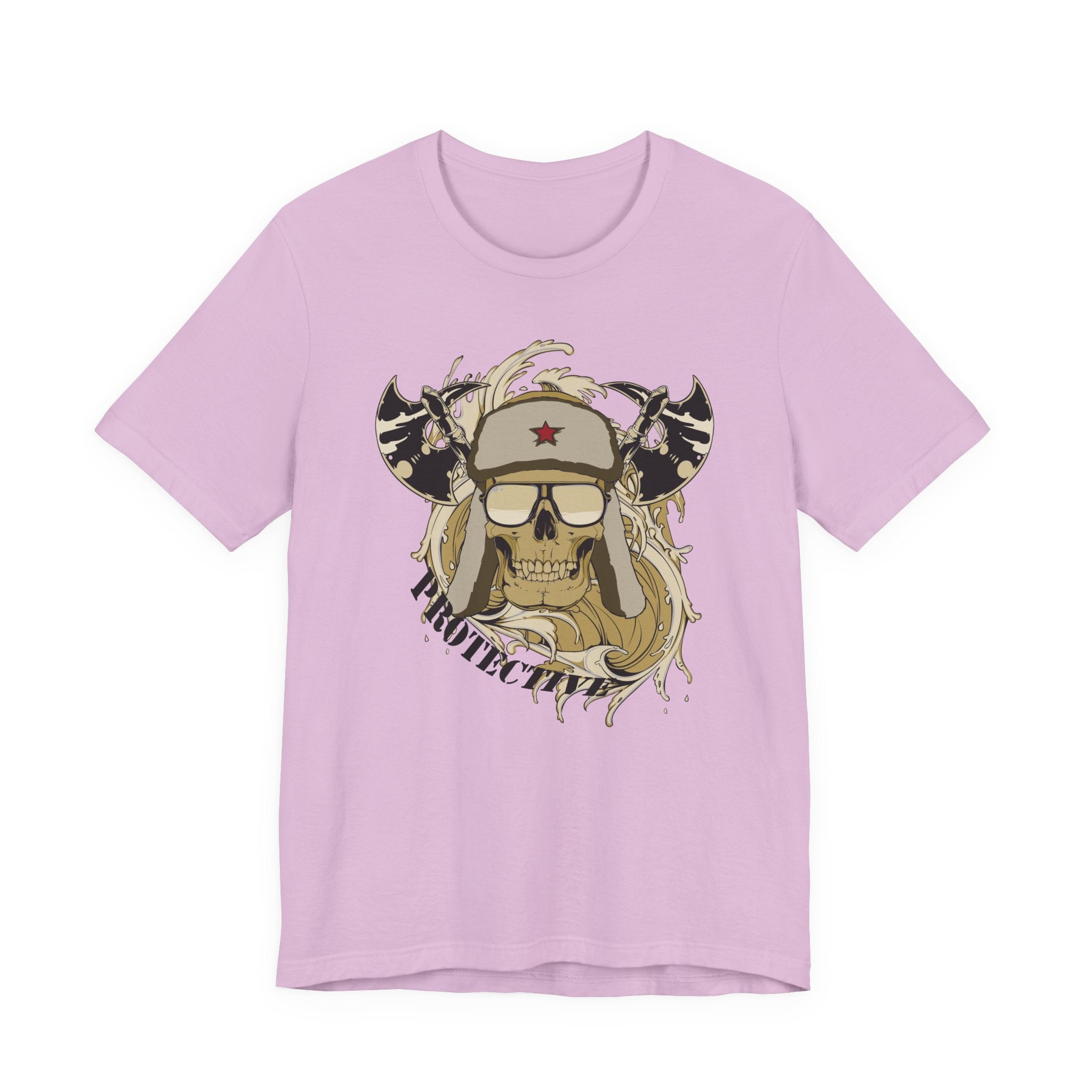 Viking Skull Graphic with Horned Helmet T-Shirt Captain Design Tee Art ...