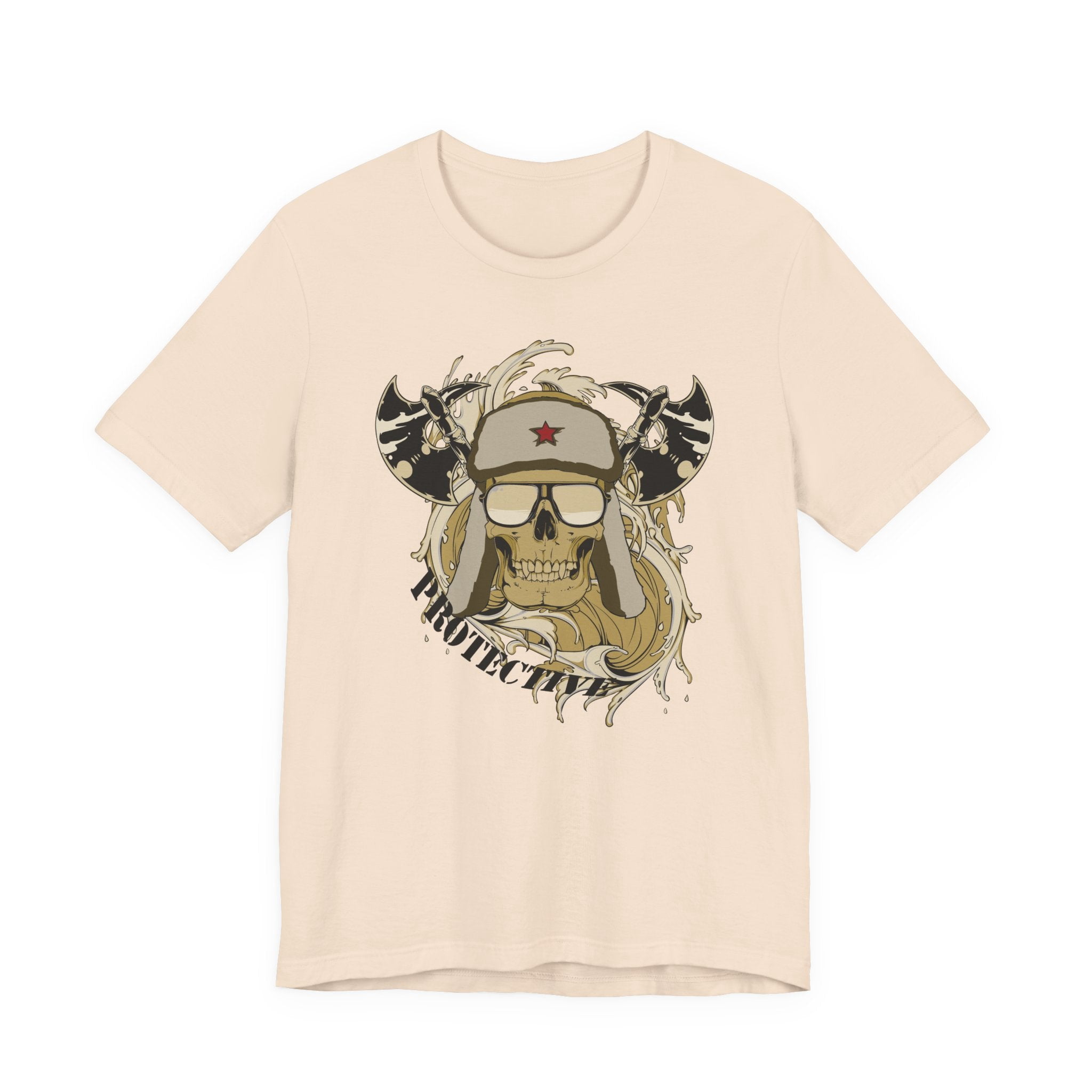 Viking Skull Graphic with Horned Helmet T-Shirt Captain Design Tee Art ...