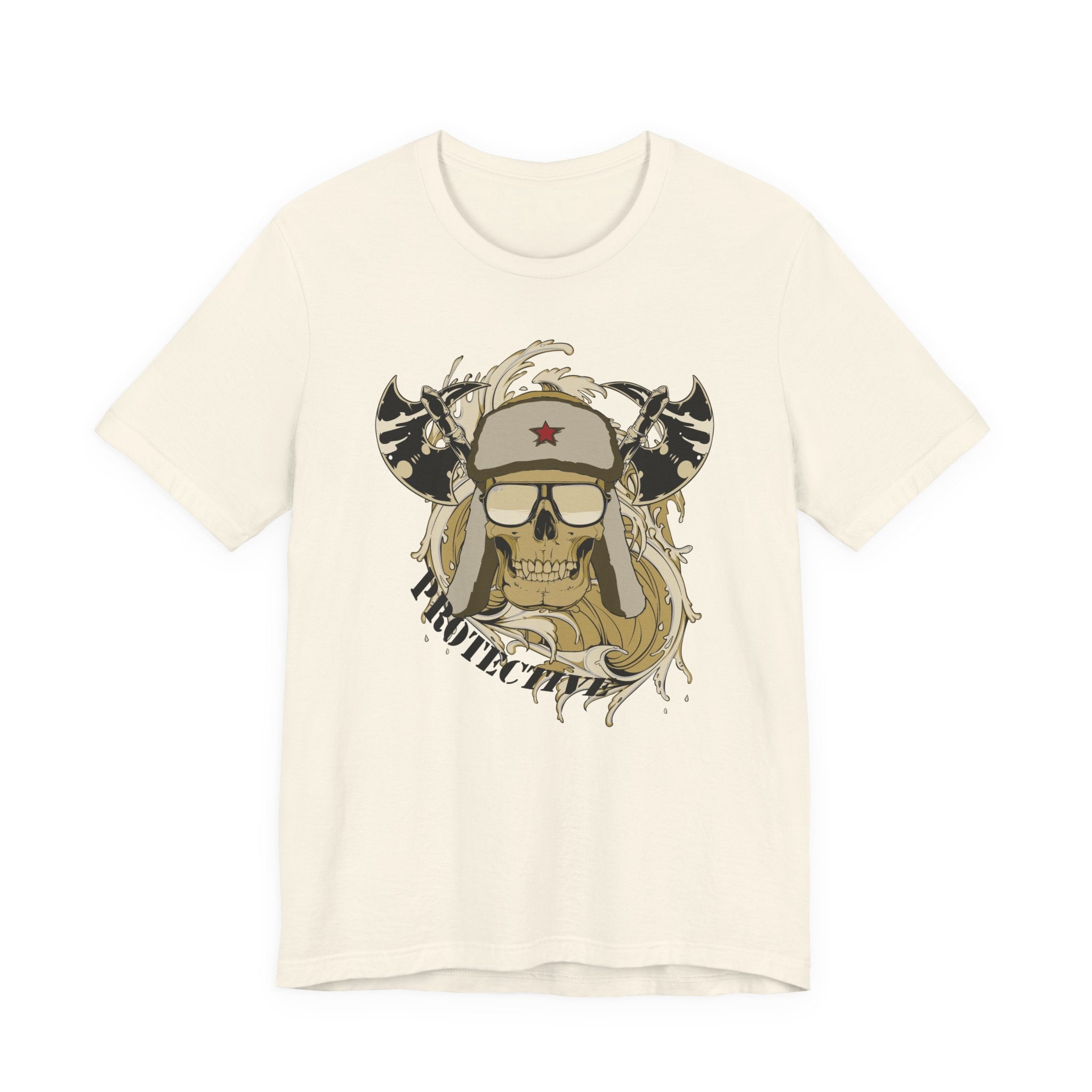 Viking Skull Graphic with Horned Helmet T-Shirt Captain Design Tee Art ...