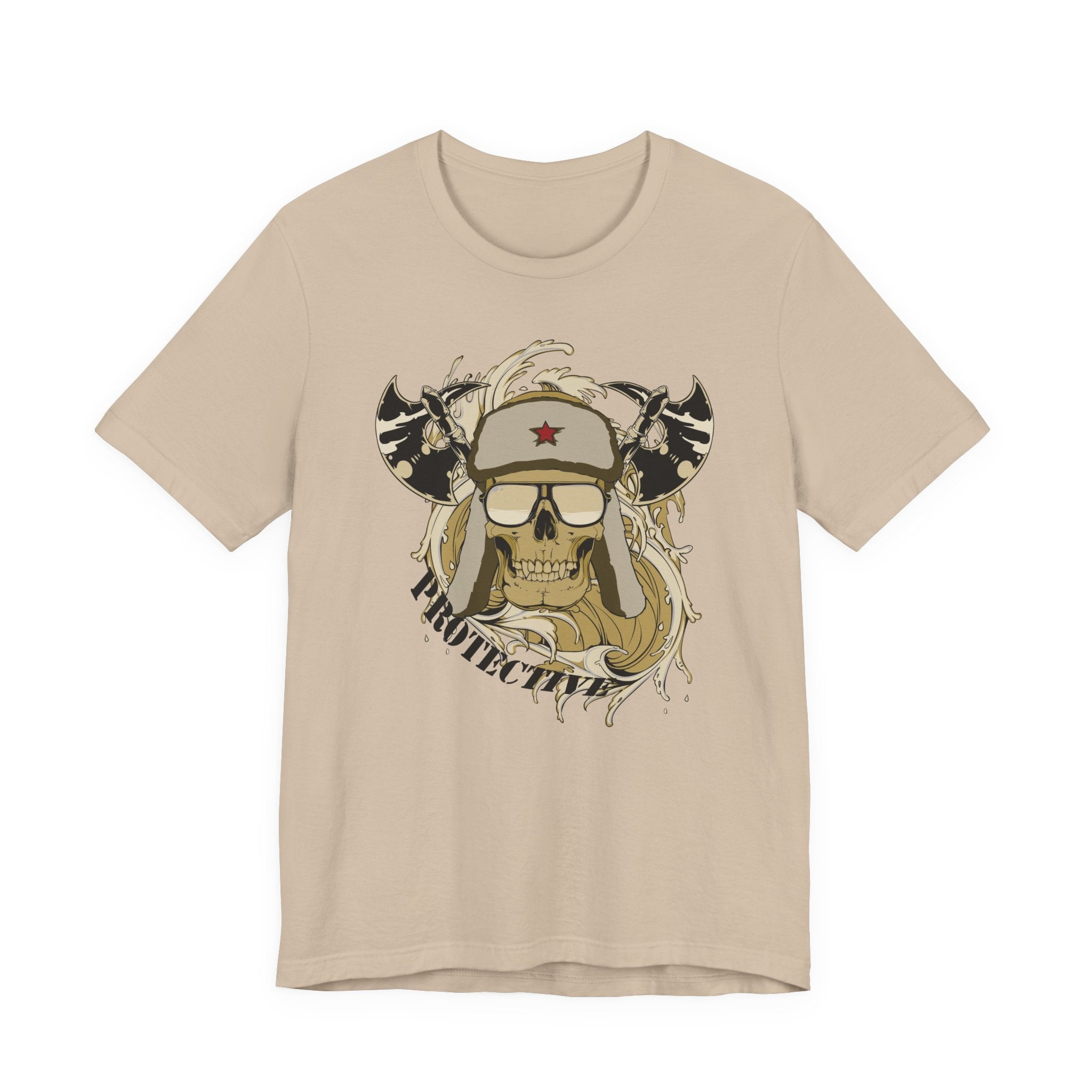Viking Skull Graphic with Horned Helmet T-Shirt Captain Design Tee Art ...