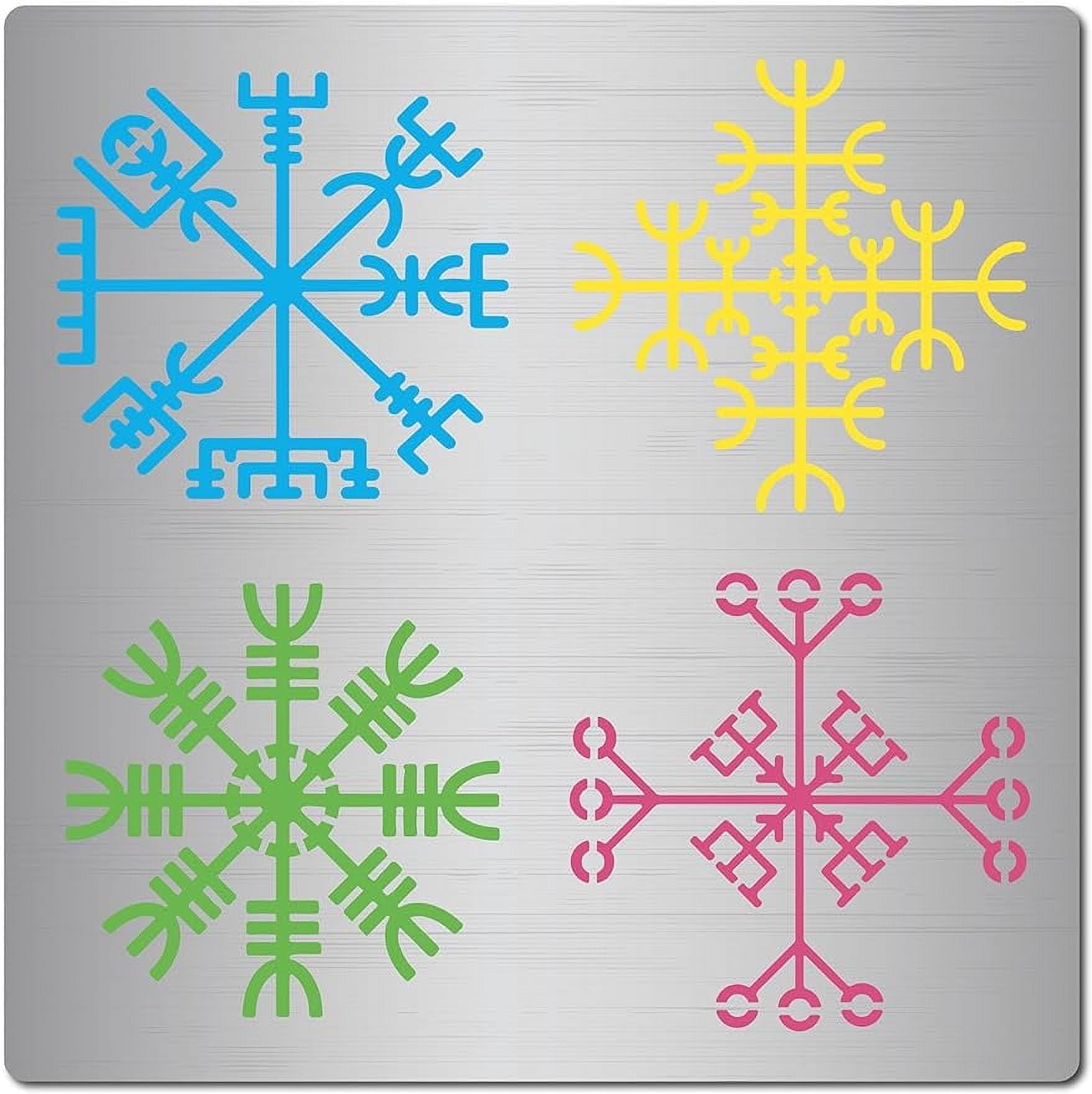 Viking Stencil Symbol Reusable Drawing Journal Stencil Rune Pattern ...