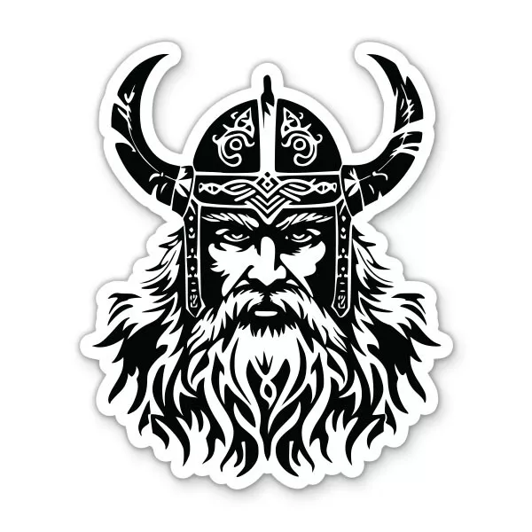 Viking Sticker Phone Decal Water Bottle Stickers Car Decals, Laptop ...
