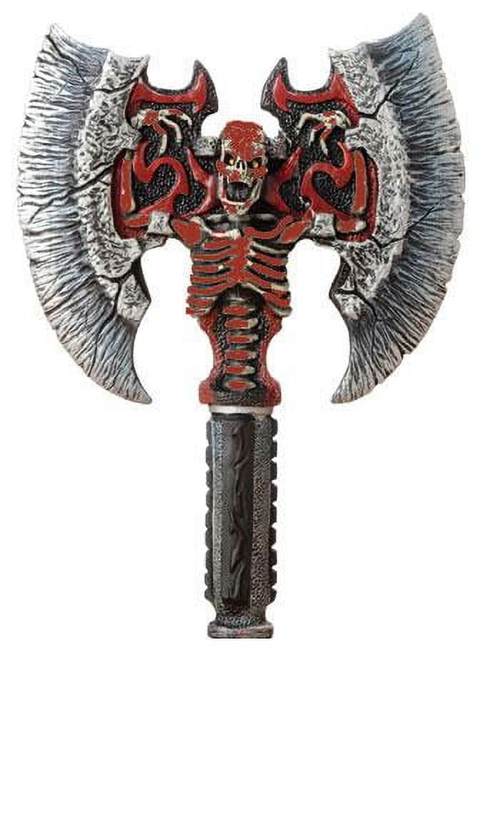 Viking Tortured Skeleton Skull Ax Weapon Accessory - Walmart.com