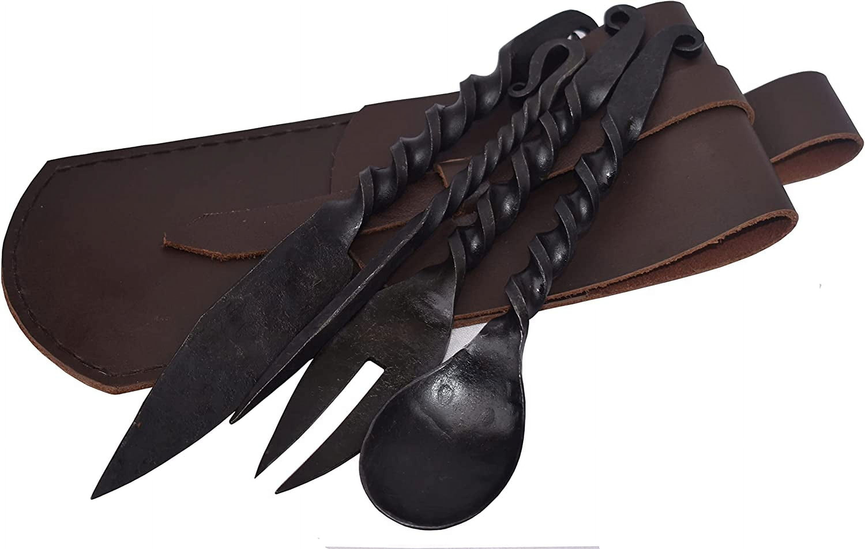 Viking Traders Hand-Forged Medieval Twisted Dining Hall Eating/Feasting ...