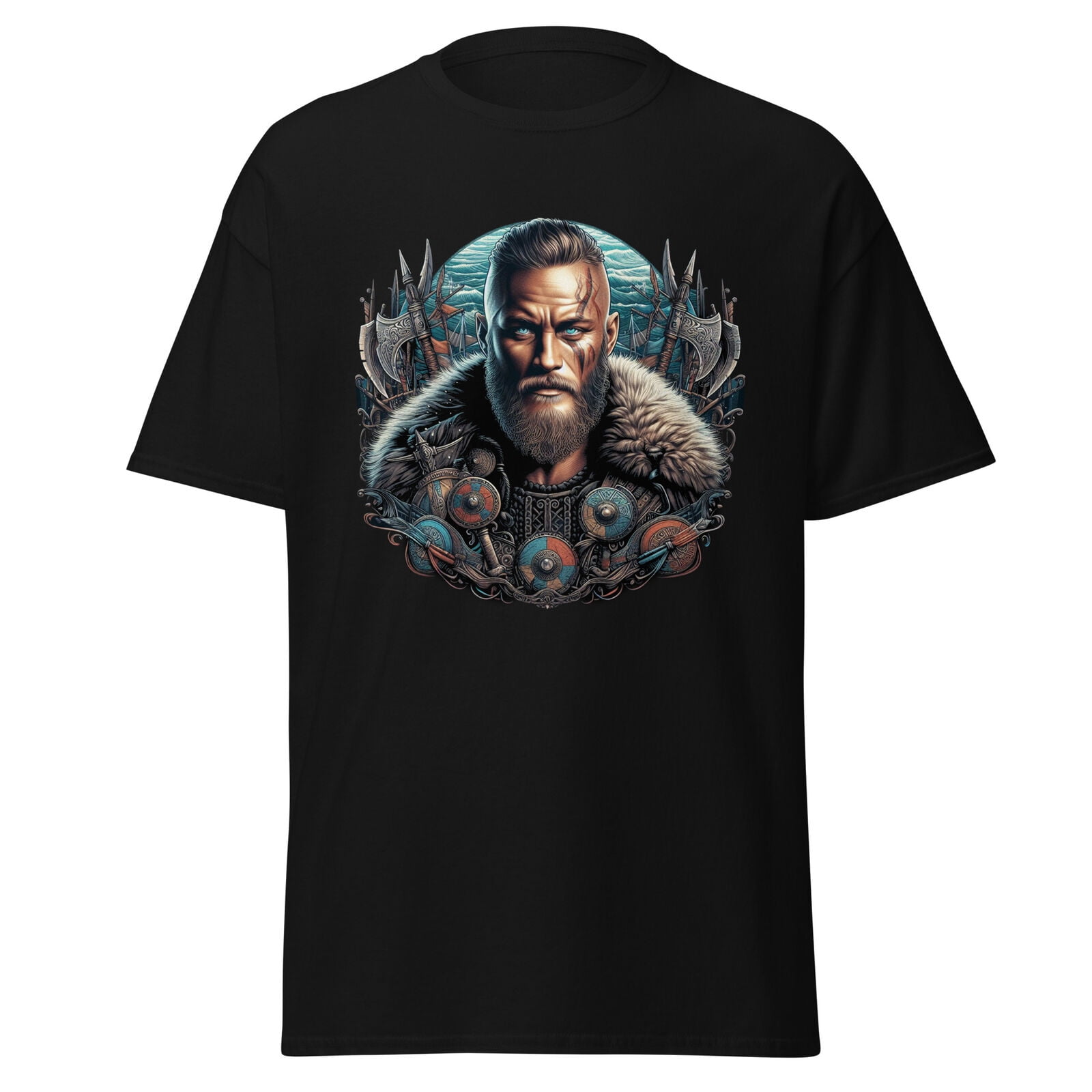 Viking Valor: Ragnar Lothbrok T-Shirt - Norse Legend Edition - Walmart.com