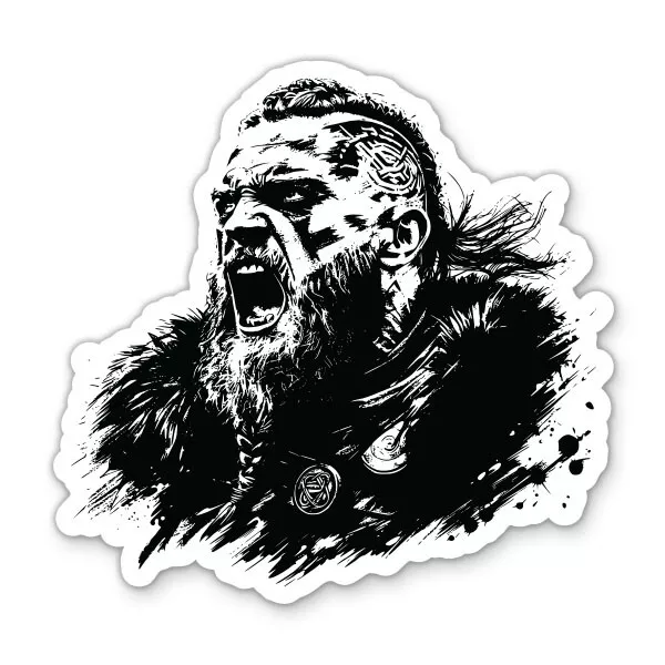Viking Warrior Sticker Phone Decal Water Bottle Stickers Car Decals ...