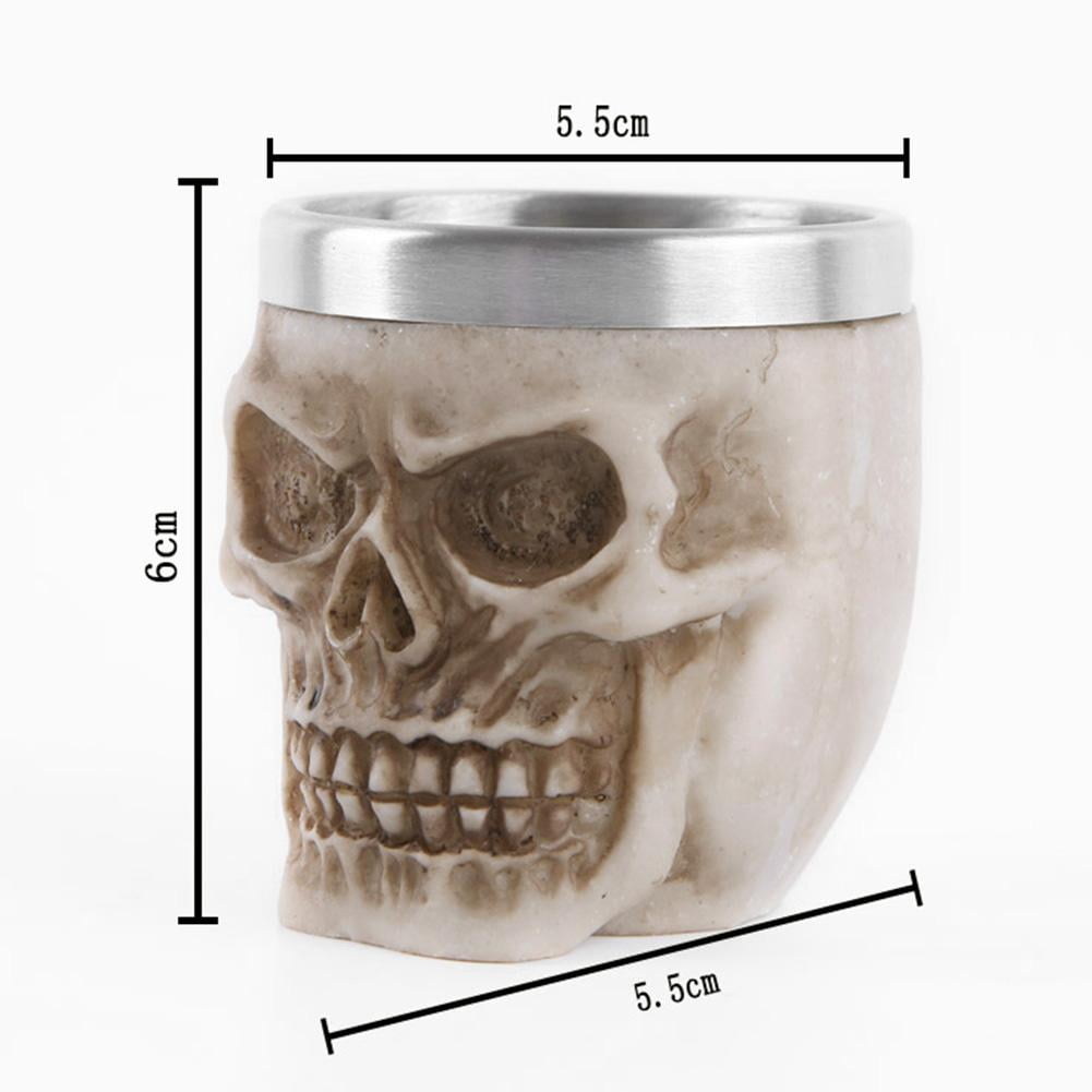 Viking Wood Style Beer Mug Simulation Wooden Barrel Beer Cup Double ...