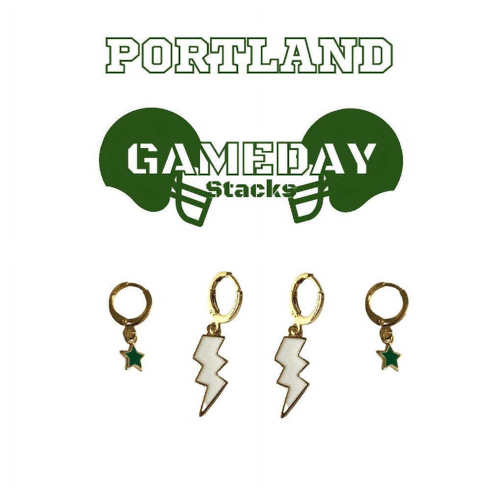 Vikings Classic Gameday Stack white mini enamel bolts and green baby ...