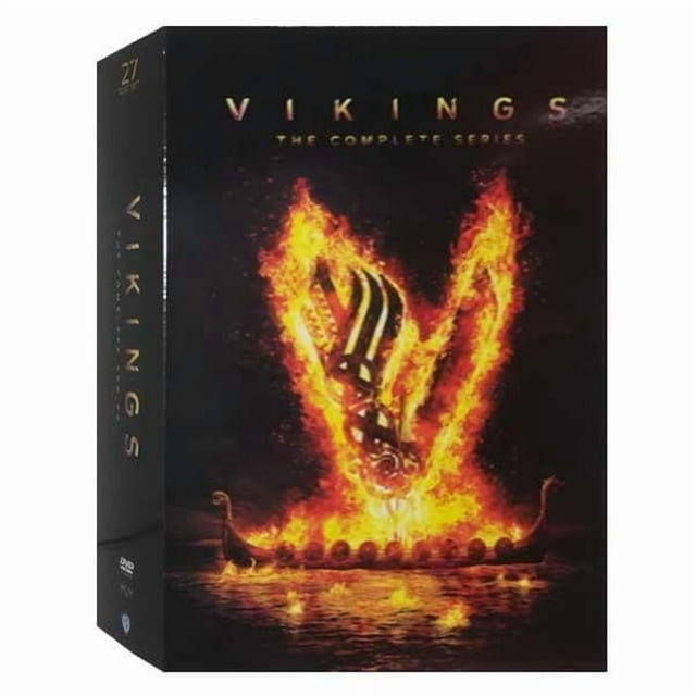 Vikings Complete Series Season 1-6 DVD 27-Disc Movies Box Set - Walmart ...