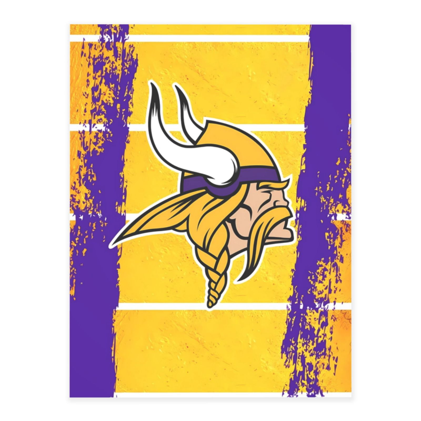 Vikings Crystal Sticker Football Team Stickers Fans DIY Gift Decorative ...