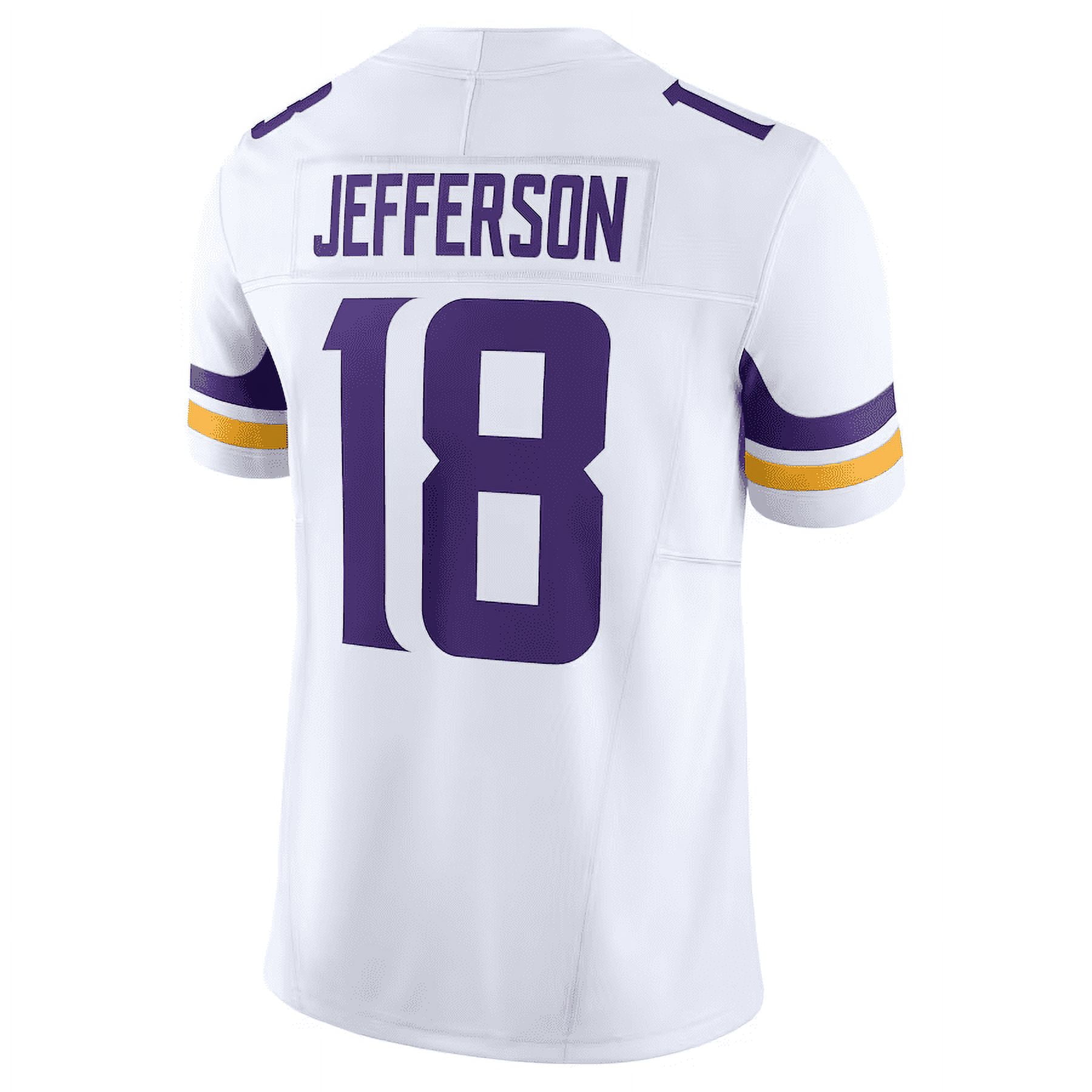 Vikings Football Shirt Justin Jefferson#18 Sports Team Game Fans For ...