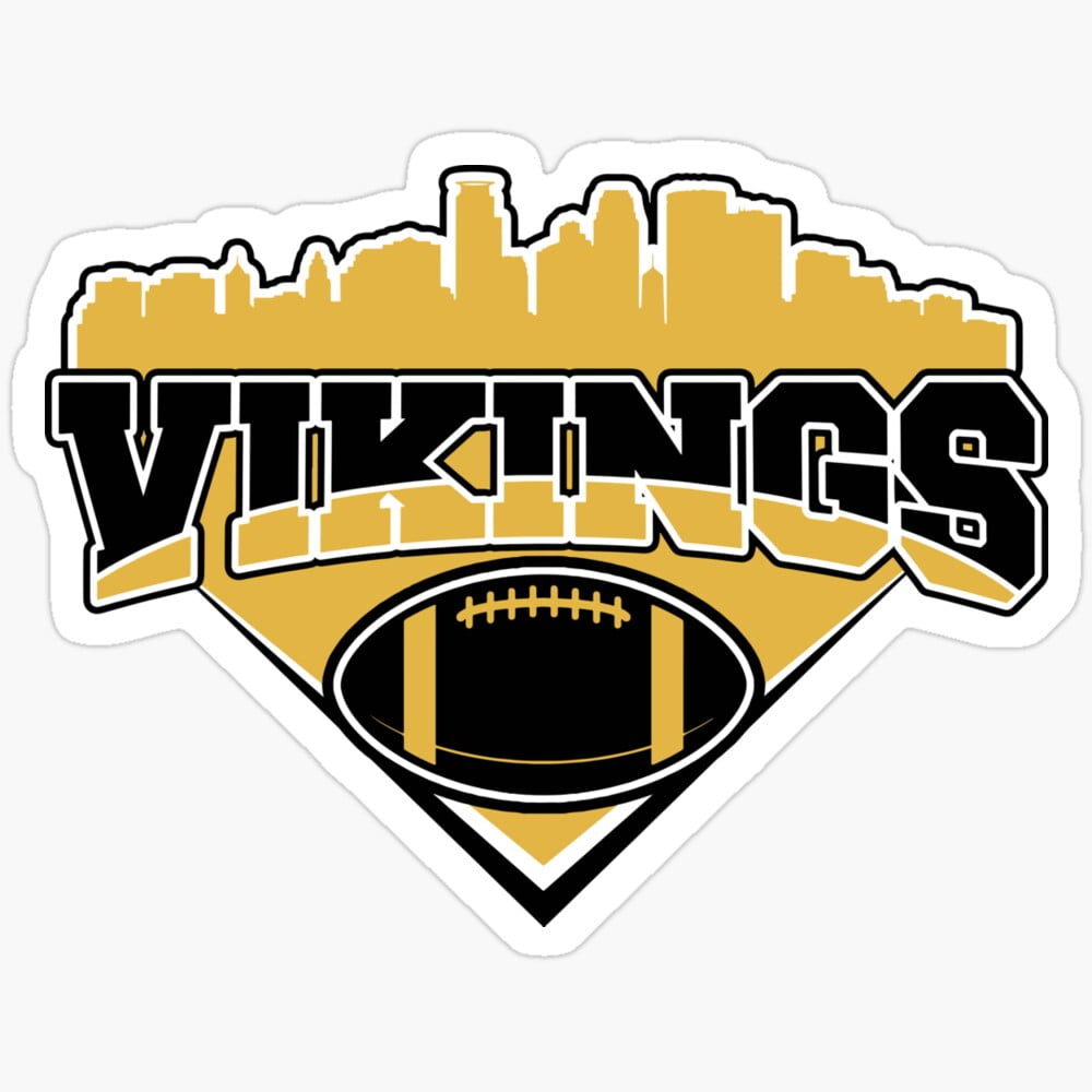 Vikings Football, Skyline Football Team Sticker Baseball Sticker ...