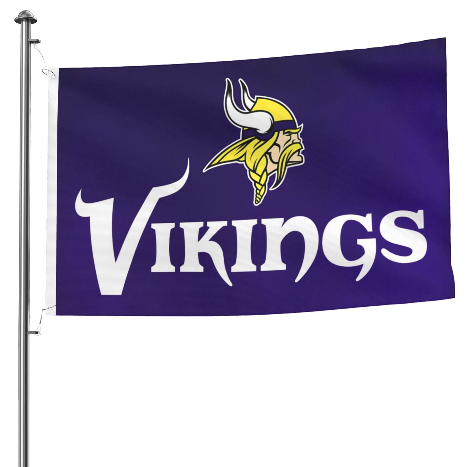 Vikings Football Sport Fans Double Two Sided House Flag 5X8FT，Welcome ...