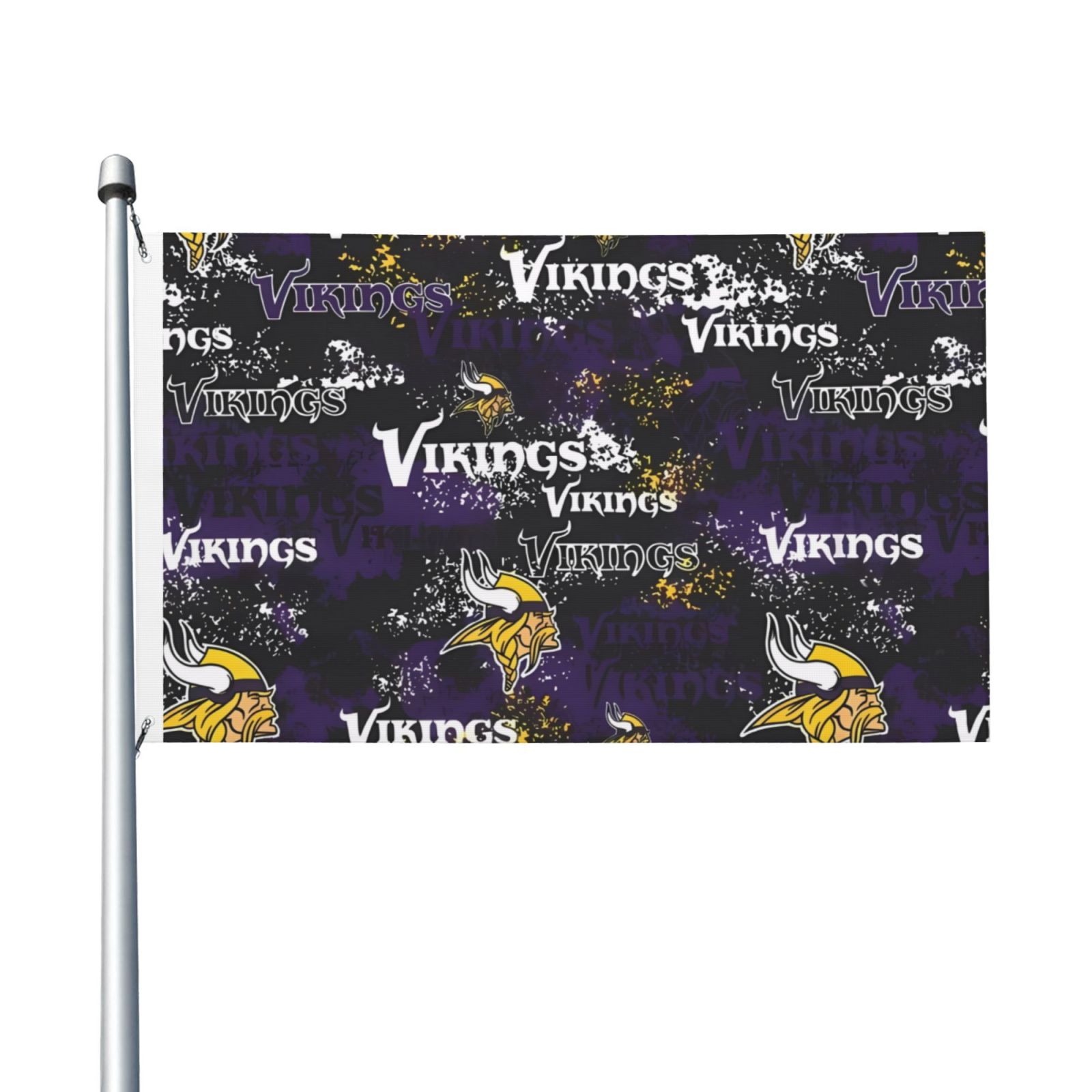 Vikings Football Team Double Sided Support Flag, Outdoor Decorative ...