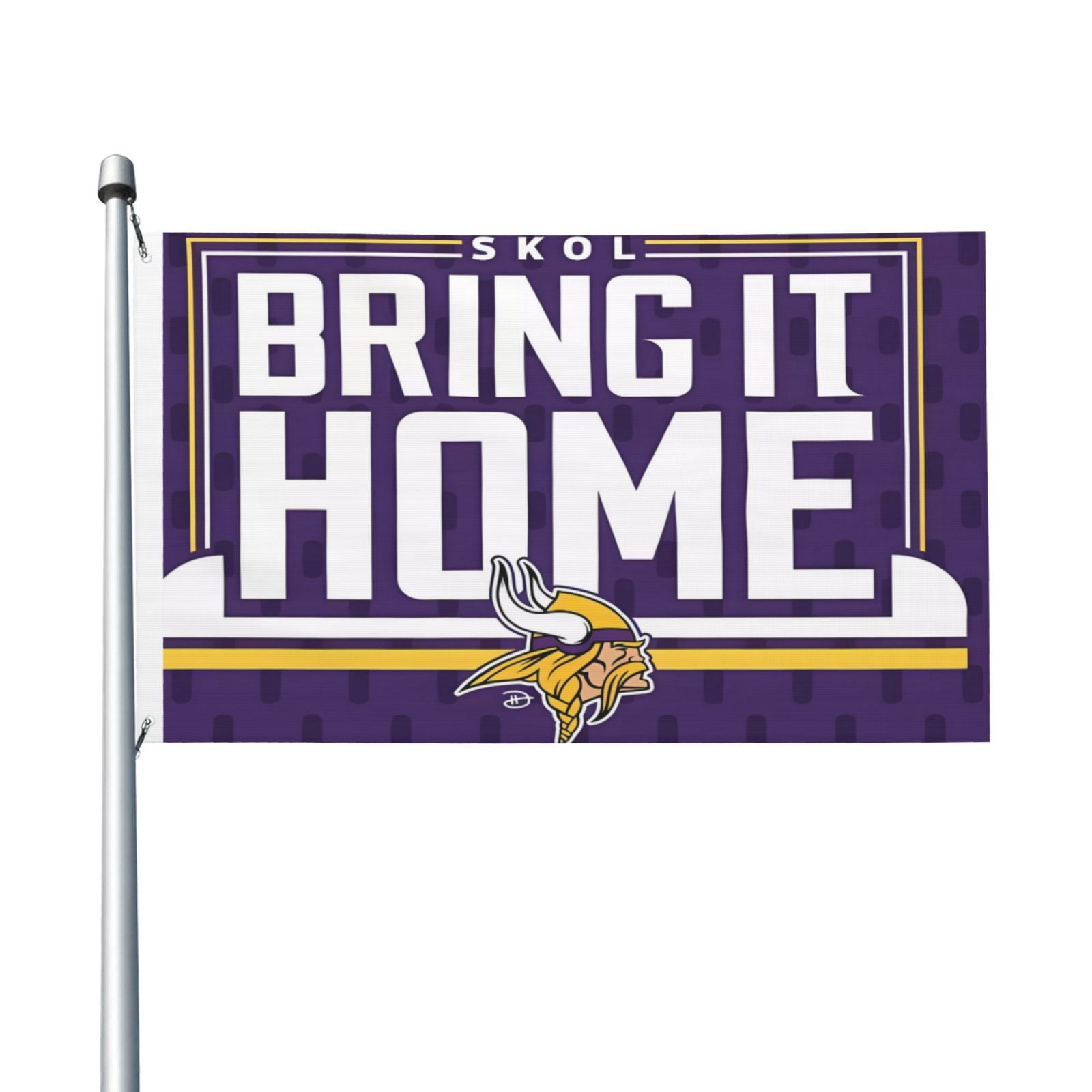 Vikings Football Team Double Sided Support Flag, Outdoor Decorative ...