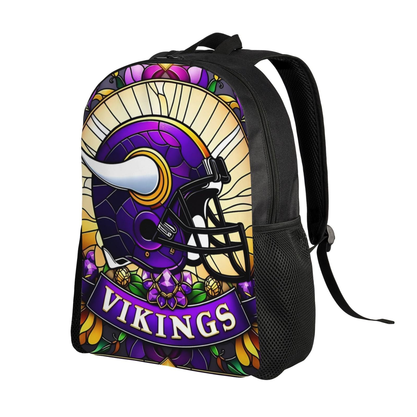 Vikings Football Team Youth Campus Double Backpack Business Travel ...