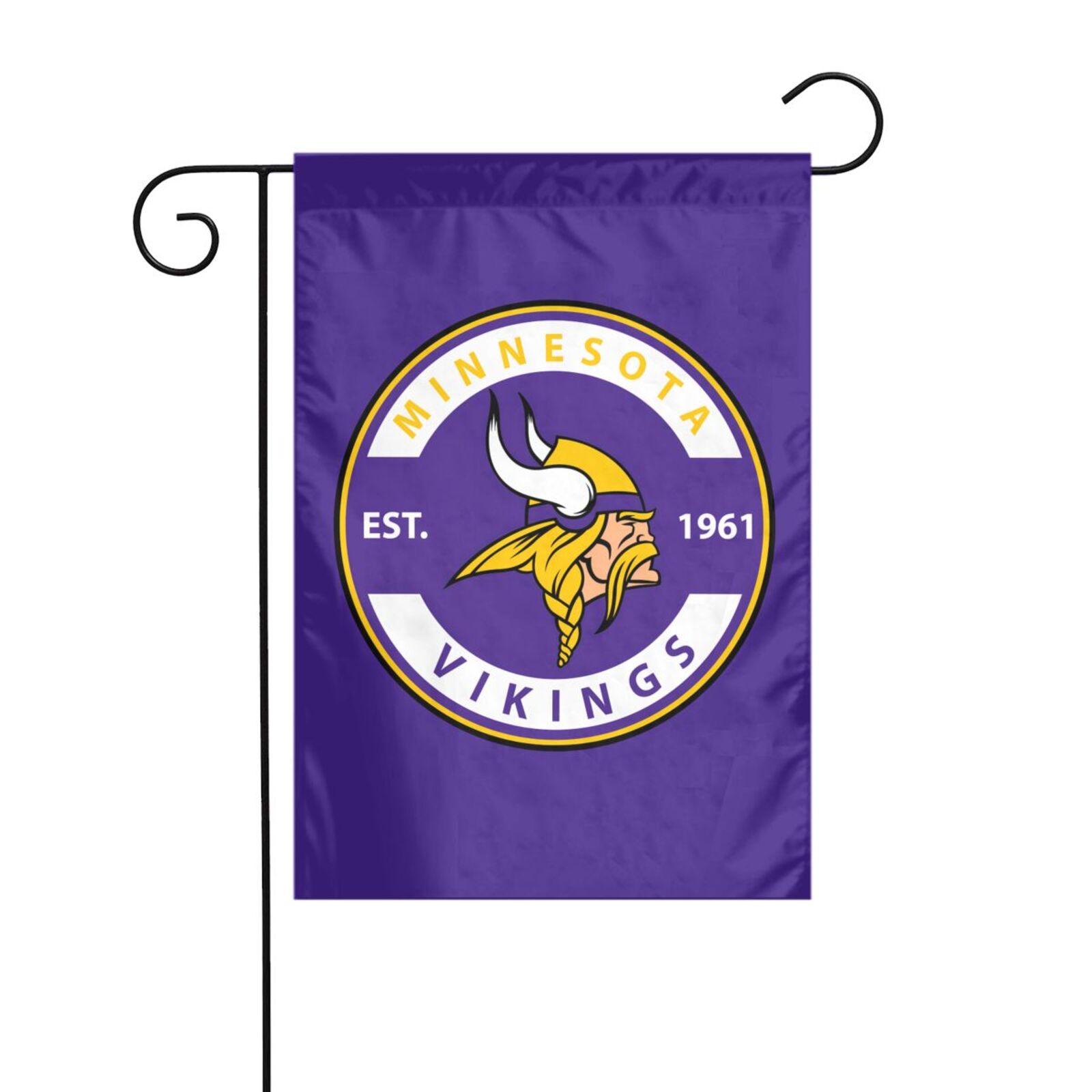 Vikings Football team garden flag double sided, yard decoration flag ...