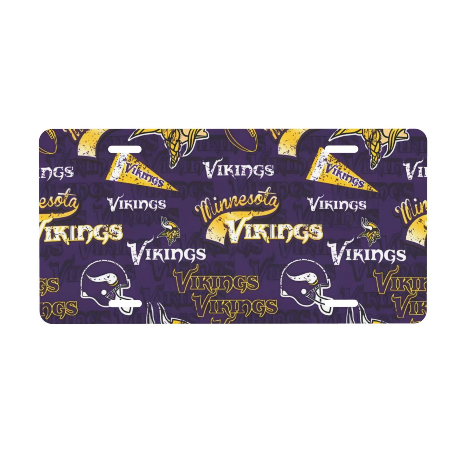 Vikings License Plate 6" X 12" License Plate Car Front License Plate ...