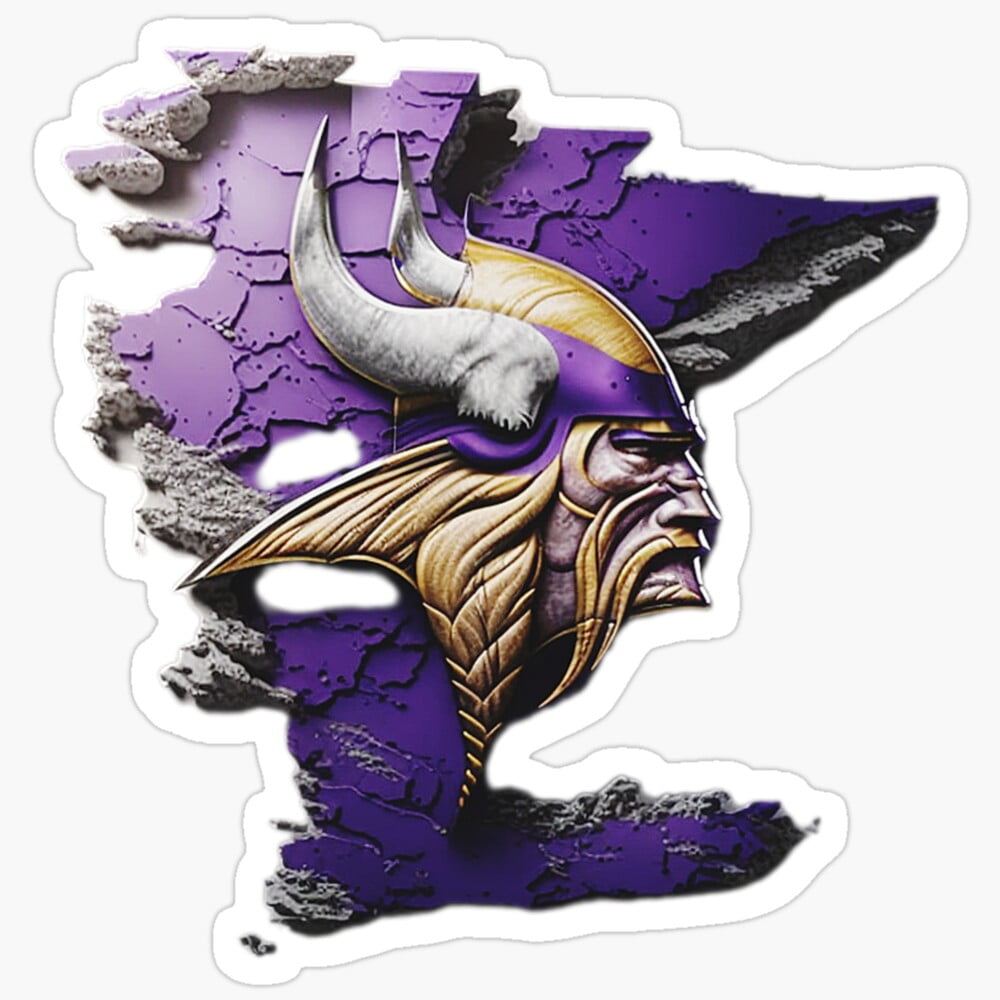 Vikings Minnesota Sticker Baseball Sticker, Football Sticker ...