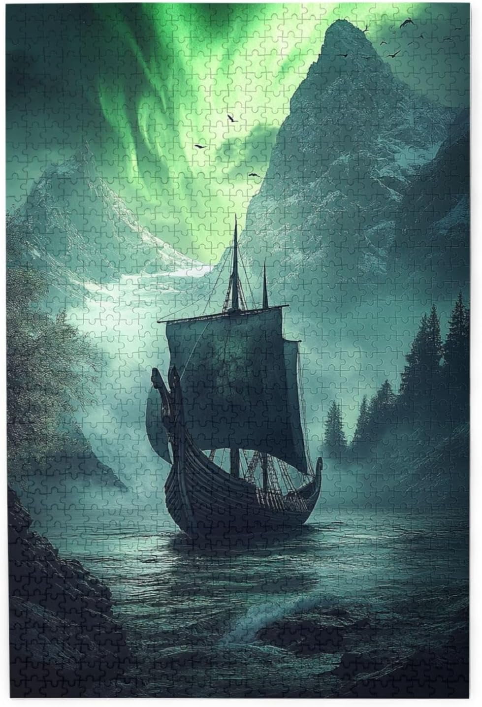 Vikings Sailing Ships Puzzles for Adults,Wonderful Imagination ...