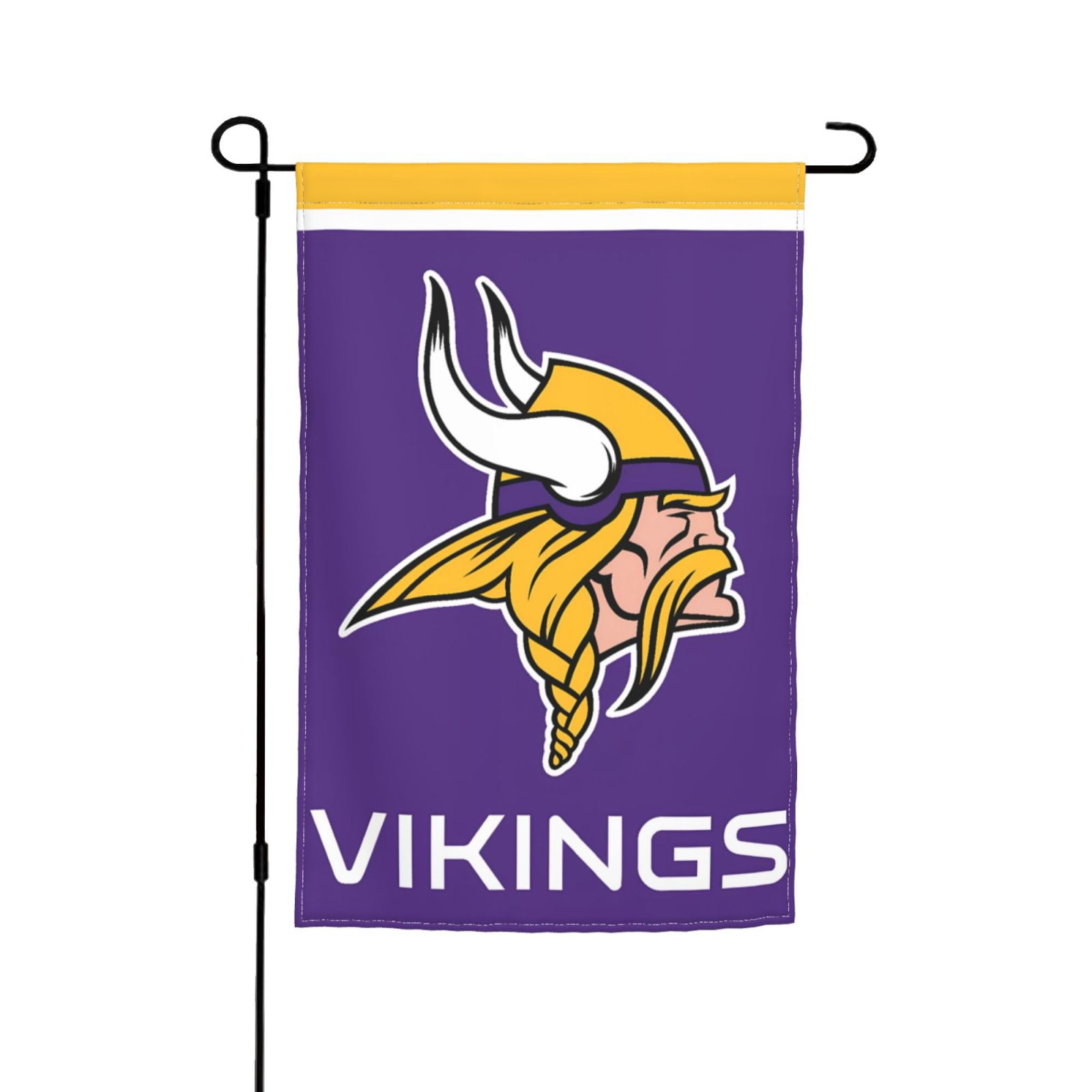 Vikings Team Double-sided Flag 12x18in Team Garden Flag Hanging ...