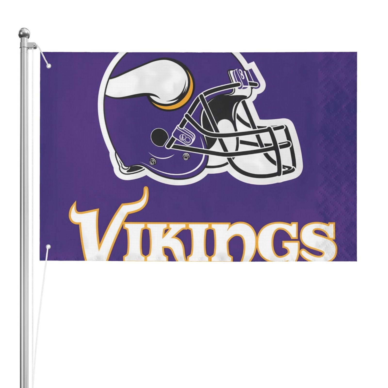 Vikings Three Layer personalized Double Sided Flag Football Fans ...