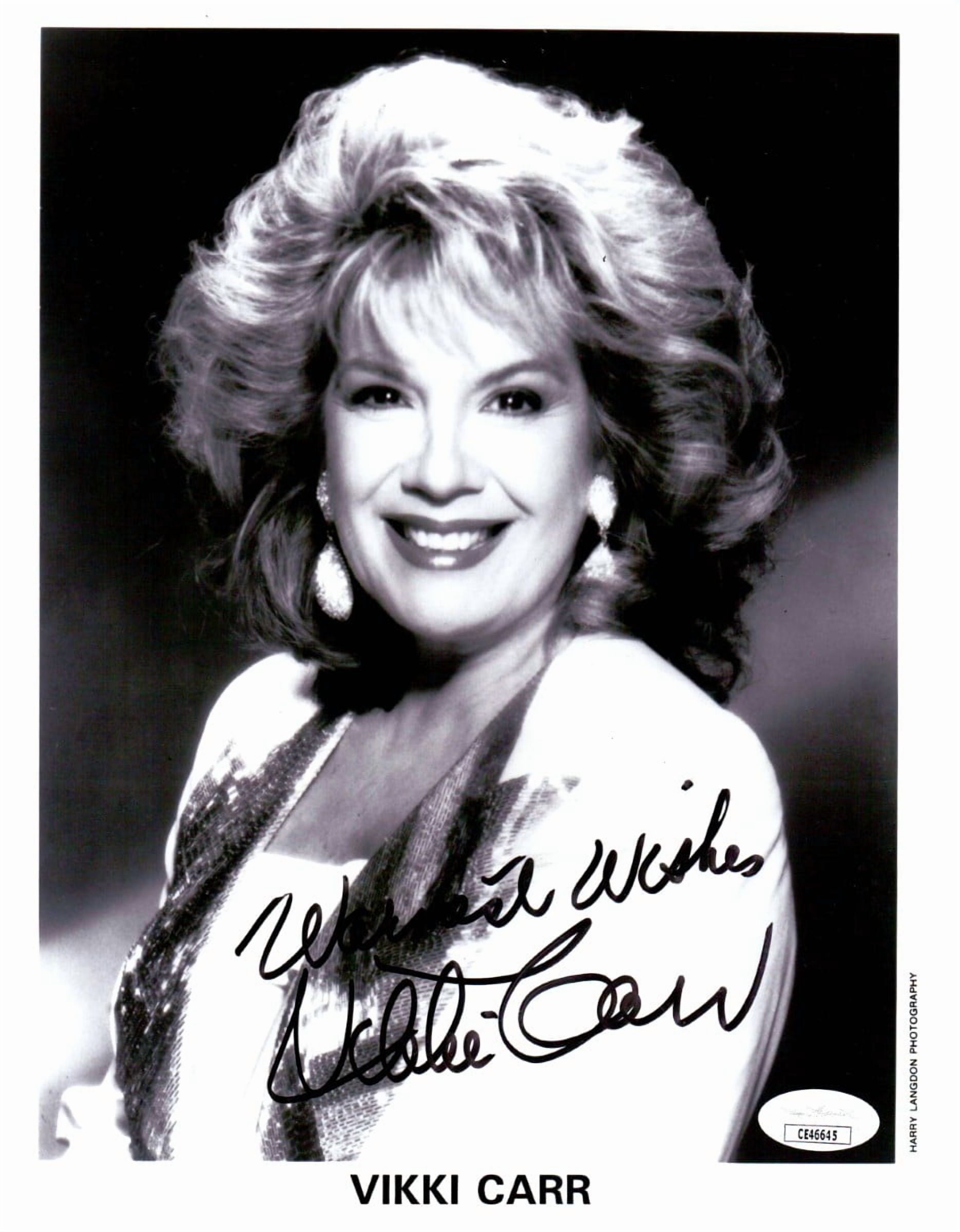 Vikki Carr Signed Autographed 8X10 Photo Legendary Singer JSA CE46645 ...