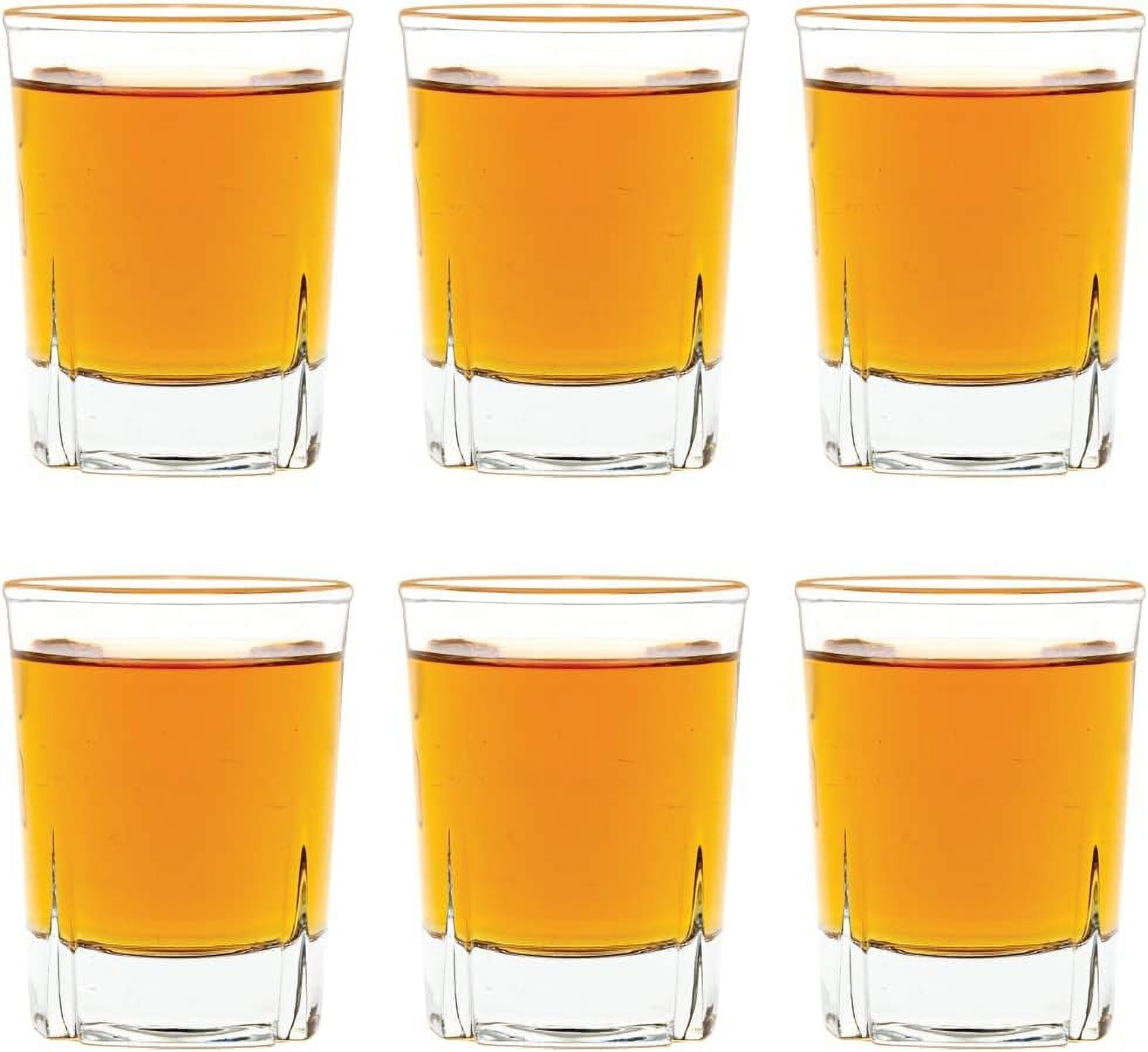 Vikko 1.5 Oz Astrid Shot Glasses Mini Shooter Liquor Drinkware 6-Pc ...