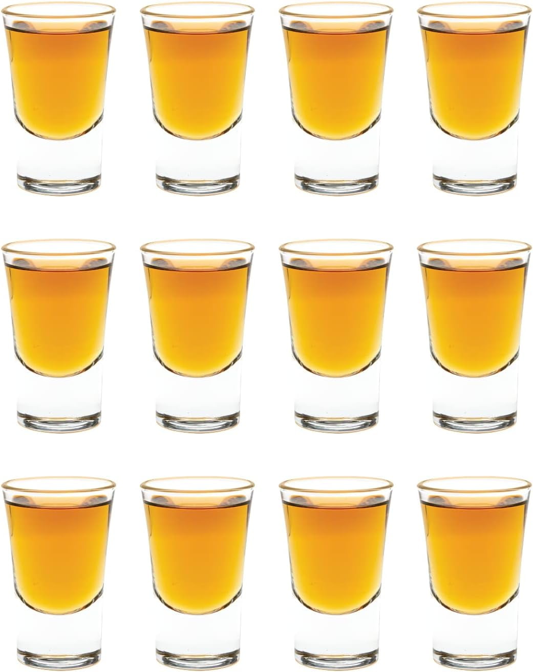 Vikko 1 Oz Shot Glasses Set 12-Pc Cheerio Drinkware Glass Set - Walmart.com