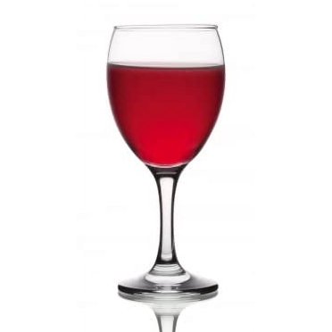 Libbey 7510 Vina Tall Wine Glasses, Stemmed Bulk Drinking Set, 16-ounce ...