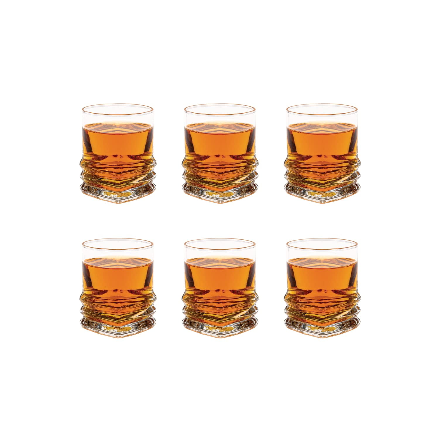 Vikko 3.25 Ounce Shot Glasses, Set of 6 Small Liquor and Spirit Glasses ...