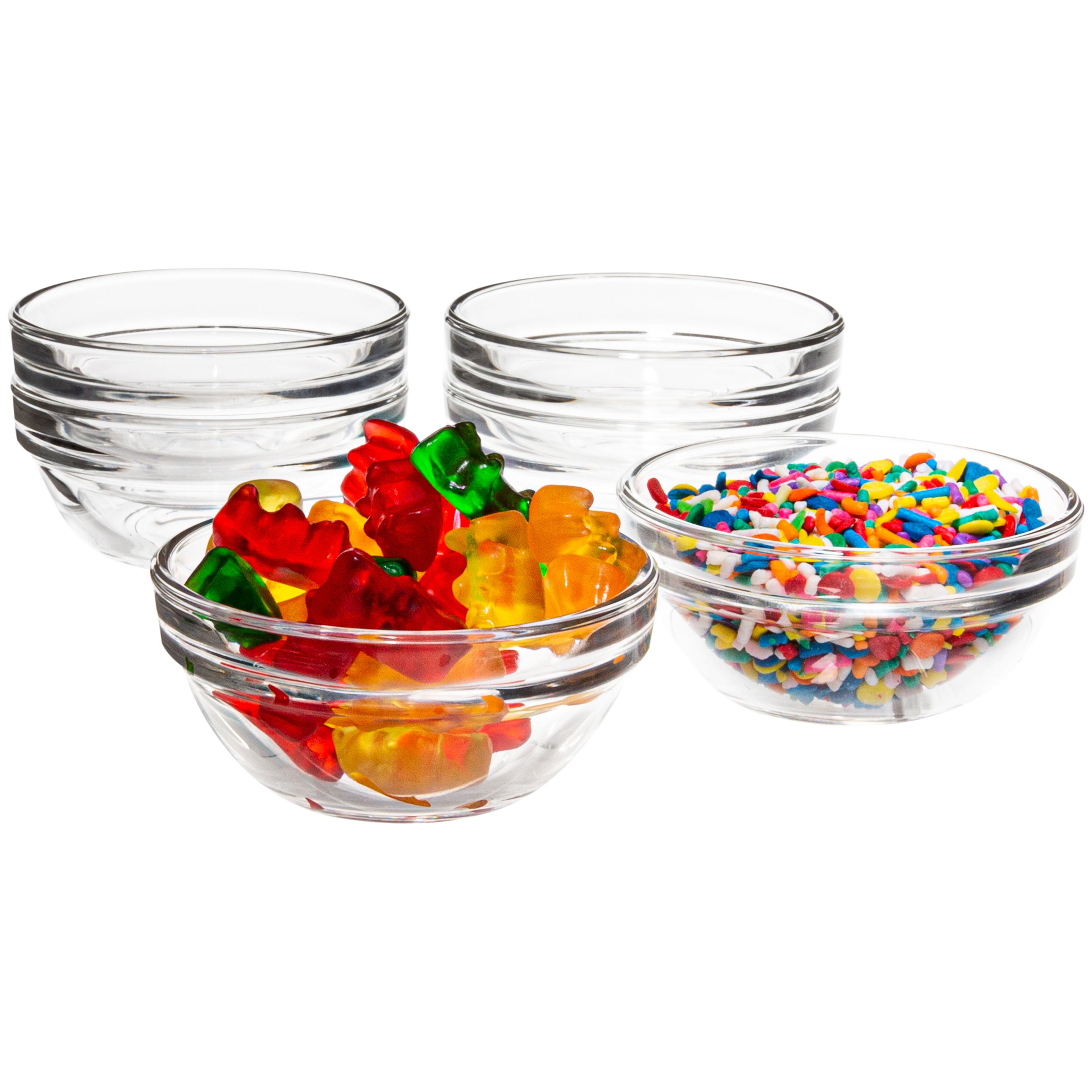 Vikko 3 Inch Serving and Prep Bowls, Stackable | Thick, Durable ...