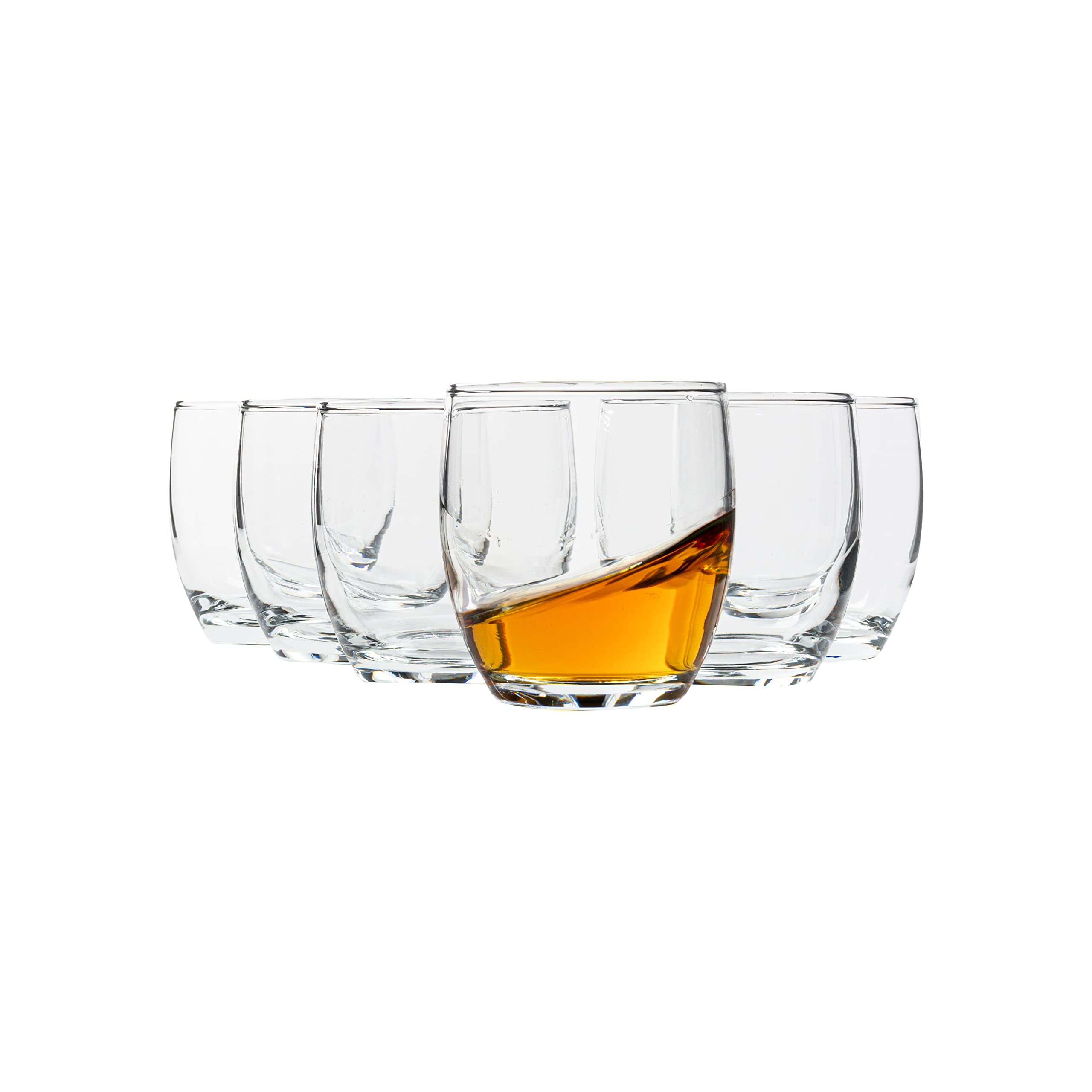 Vikko 8.3Oz Small Tumblers | Durable Glassware Set of 6 | Suitable for ...