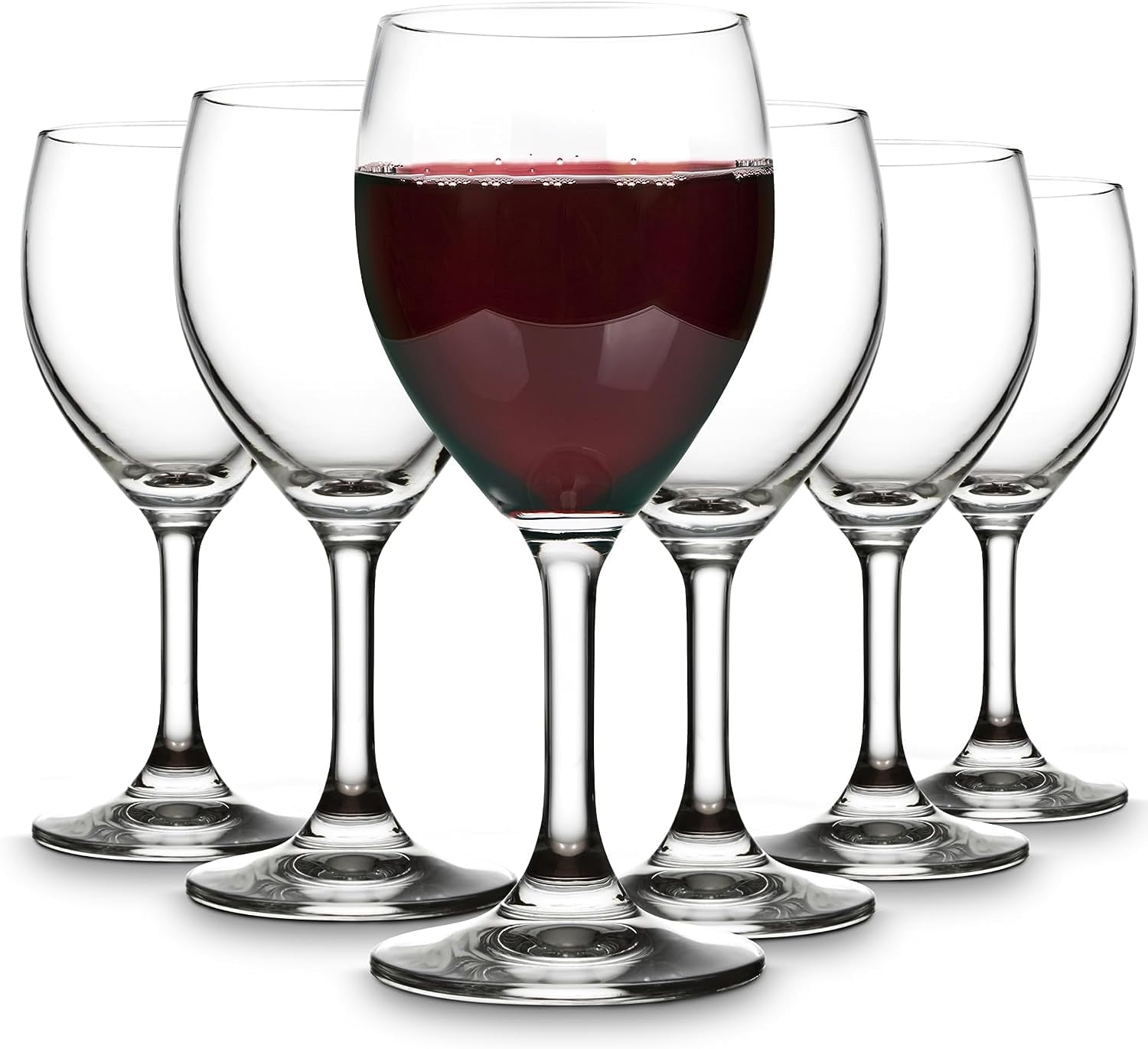 Vikko 8.5 Oz Mini Wine Glasses with Stem Glassware Set for Red & White ...