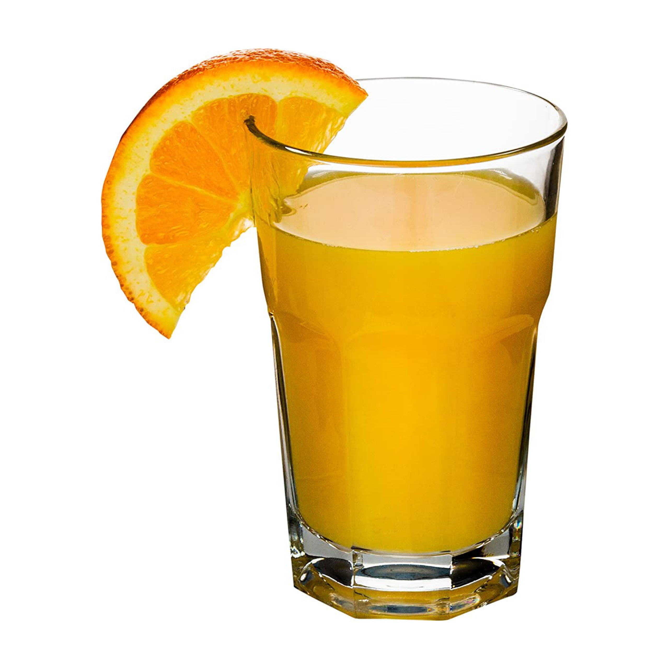 Glass Of Orange Juice With Ice