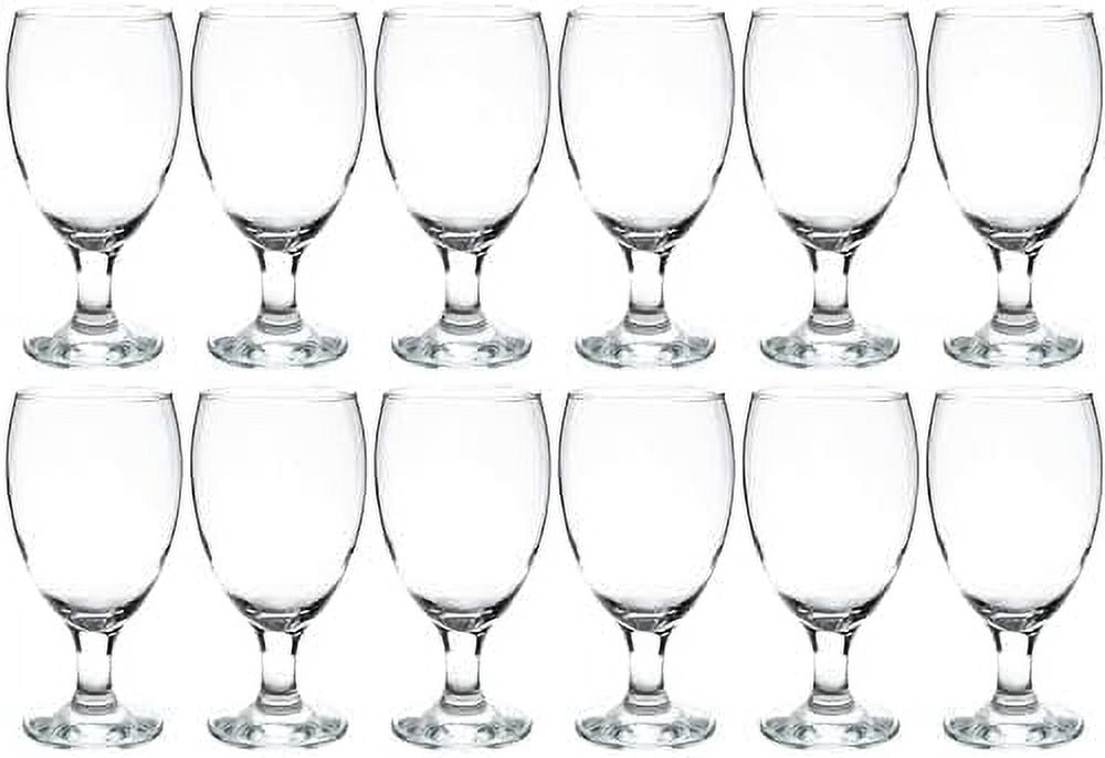 Vikko Classic Goblet Party Glasses, 20 Ounce Iced Tea and Water Goblets ...