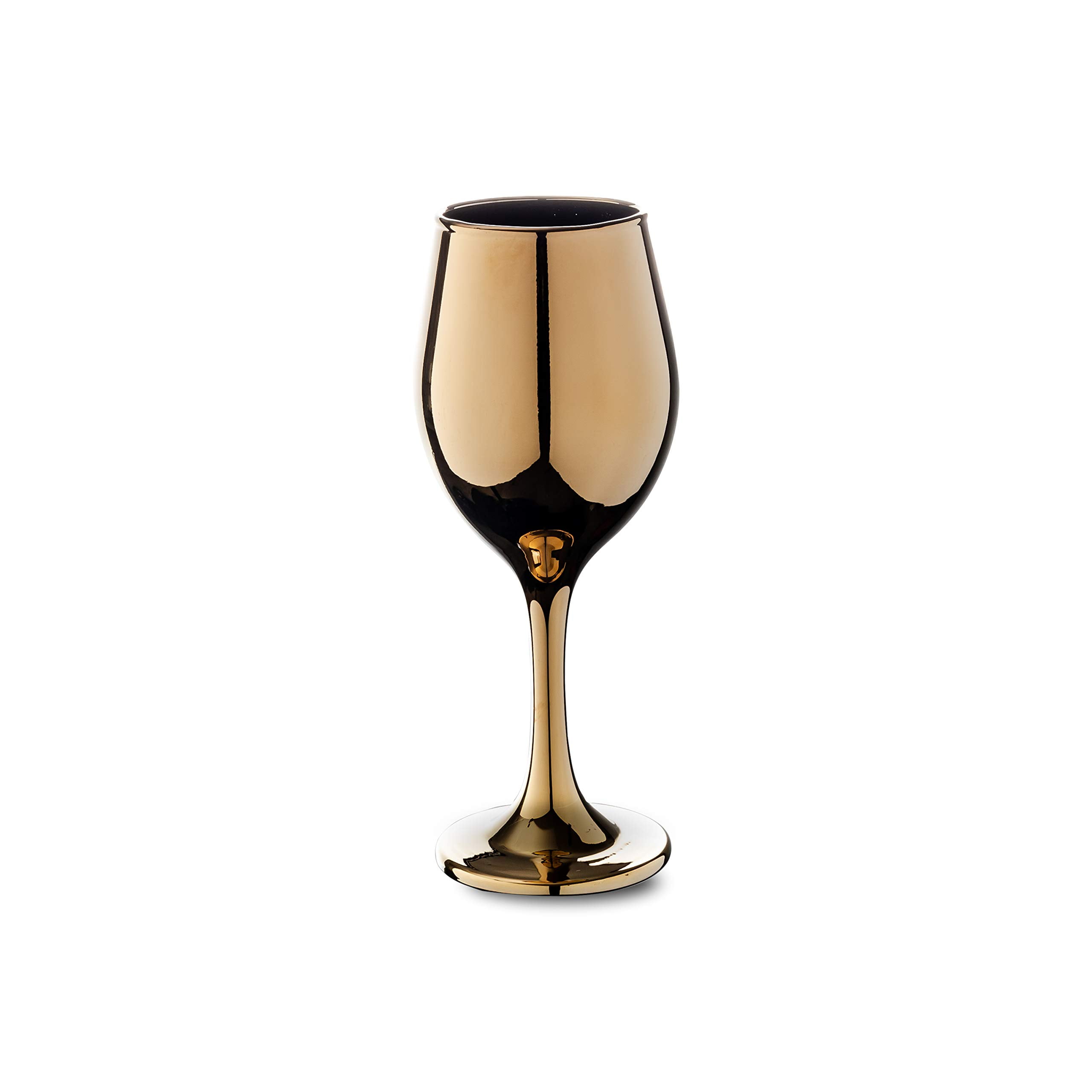 Vikko Dcor Gold Wine Glasses: 11 Oz Fancy Wine Glasses With Stem For ...