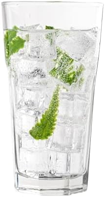 Vikko Drinking Glasses, 11 Oz, Heavy Base Stackable Water Glasses ...