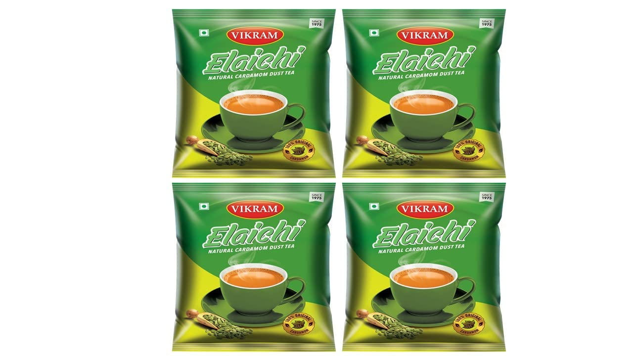 Vikram Elaichi CTC Tea Leaf - Pack Of 4 X 250gm, 8.8 Ounce Each ...