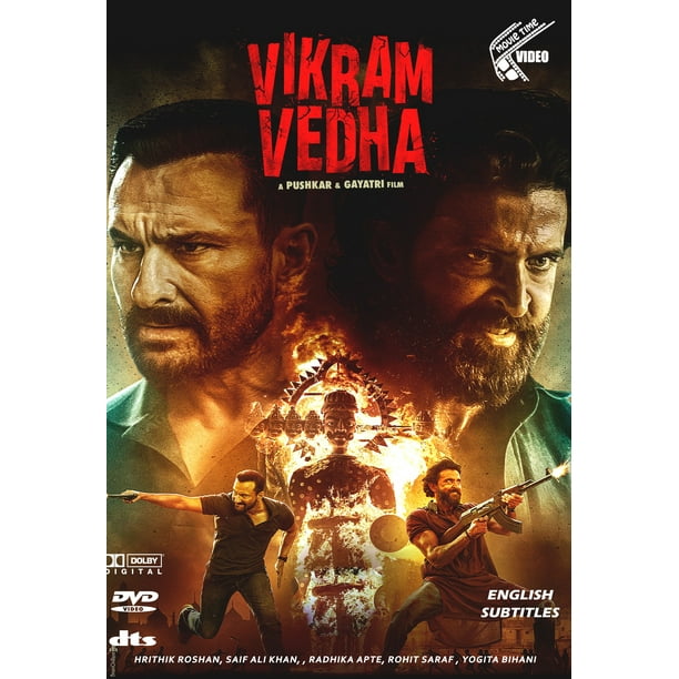 Vikram Vedha Hindi Movie - Film DVD -English Subtitles (NTSC) New ...
