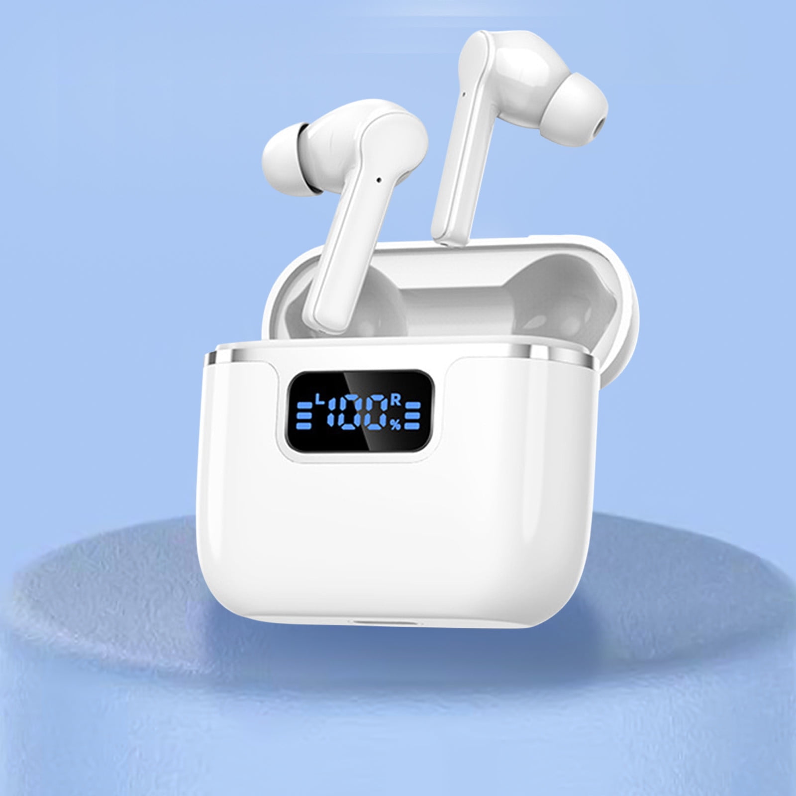 Vikszoy Bluetooth Wireless Earbuds with Charging Case Stereo Headphones ...