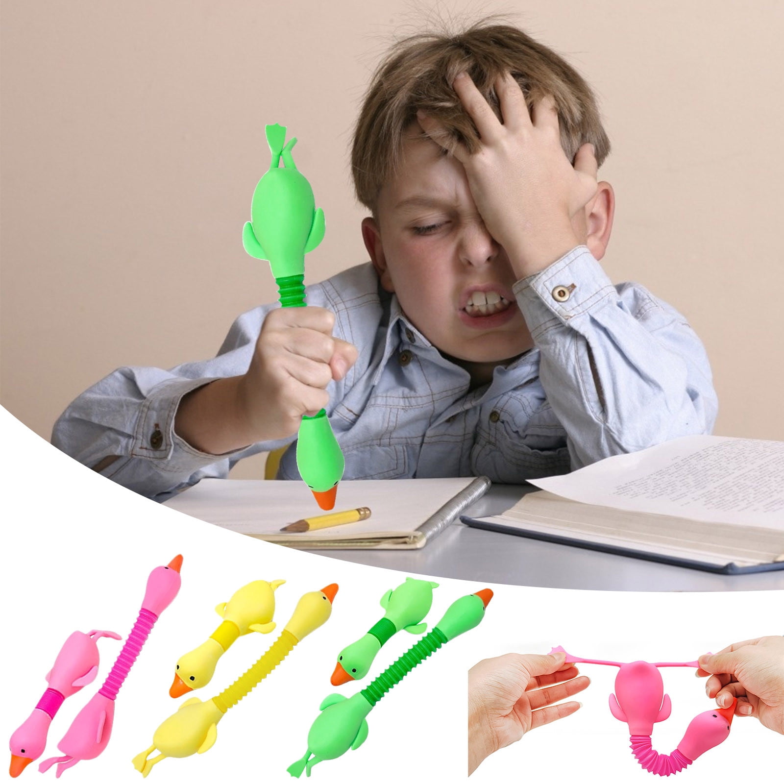 Vikszoy Telescopic Pinch Decompression Toys, Screaming Children's ...