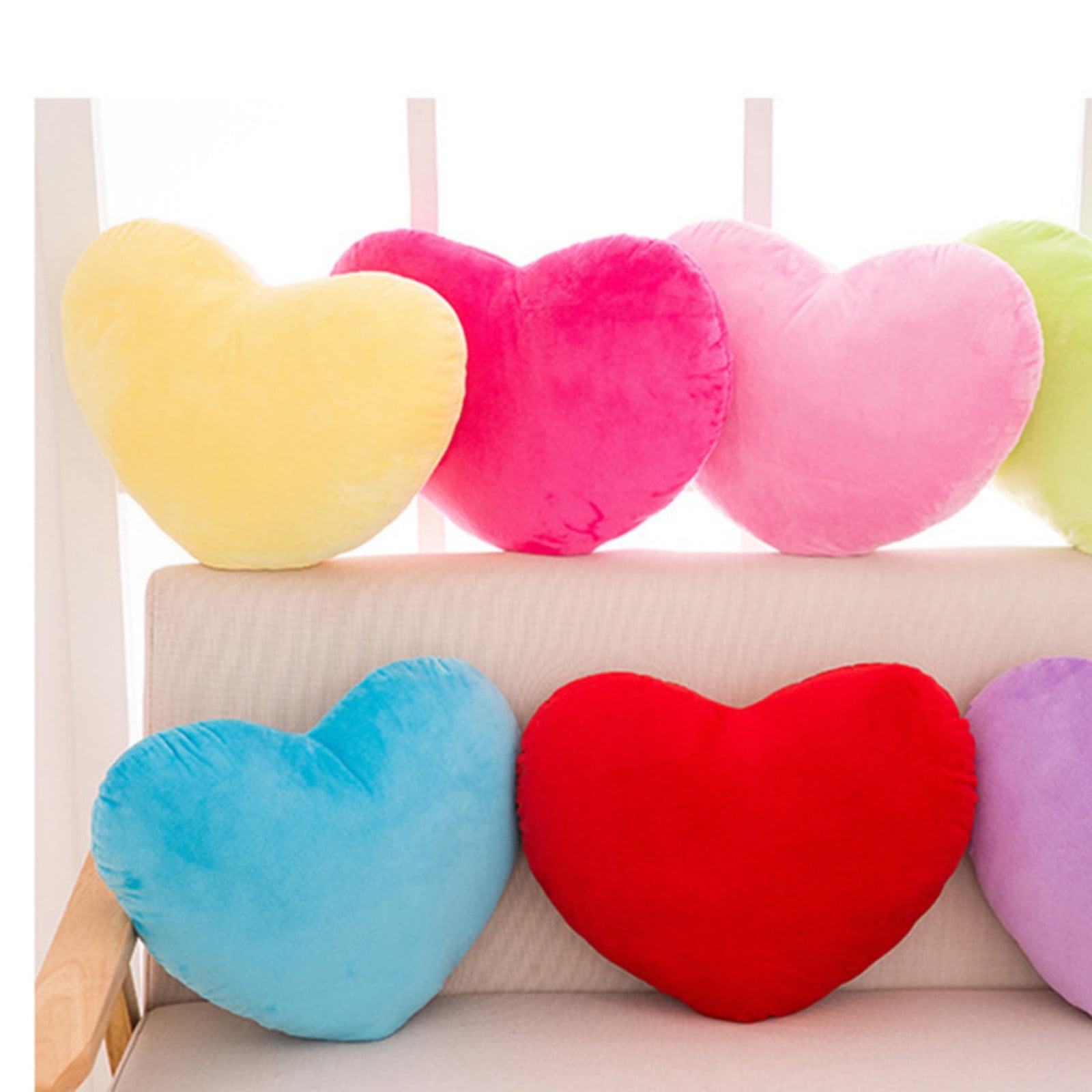 Vikszoy Valentine's Day Stuffed Animals, Love Pillow Plush Toy Cushion ...