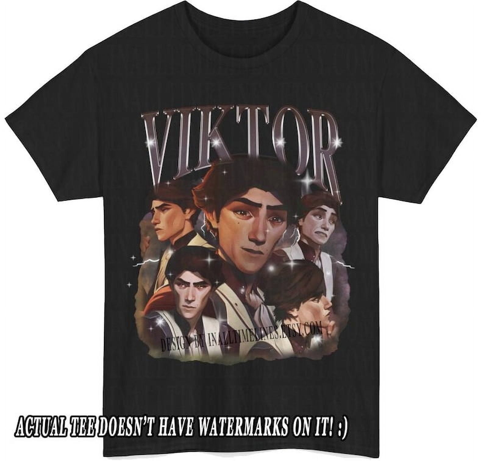 Viktor Arcane T-Shirt Unisex Vintage Style Jayce x Viktor Arcane Season ...