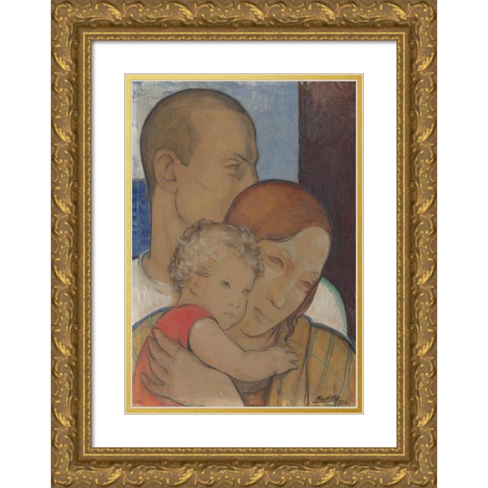 Viktor Kiss 11x14 Gold Ornate Wood Frame and Double Matted Museum Art ...