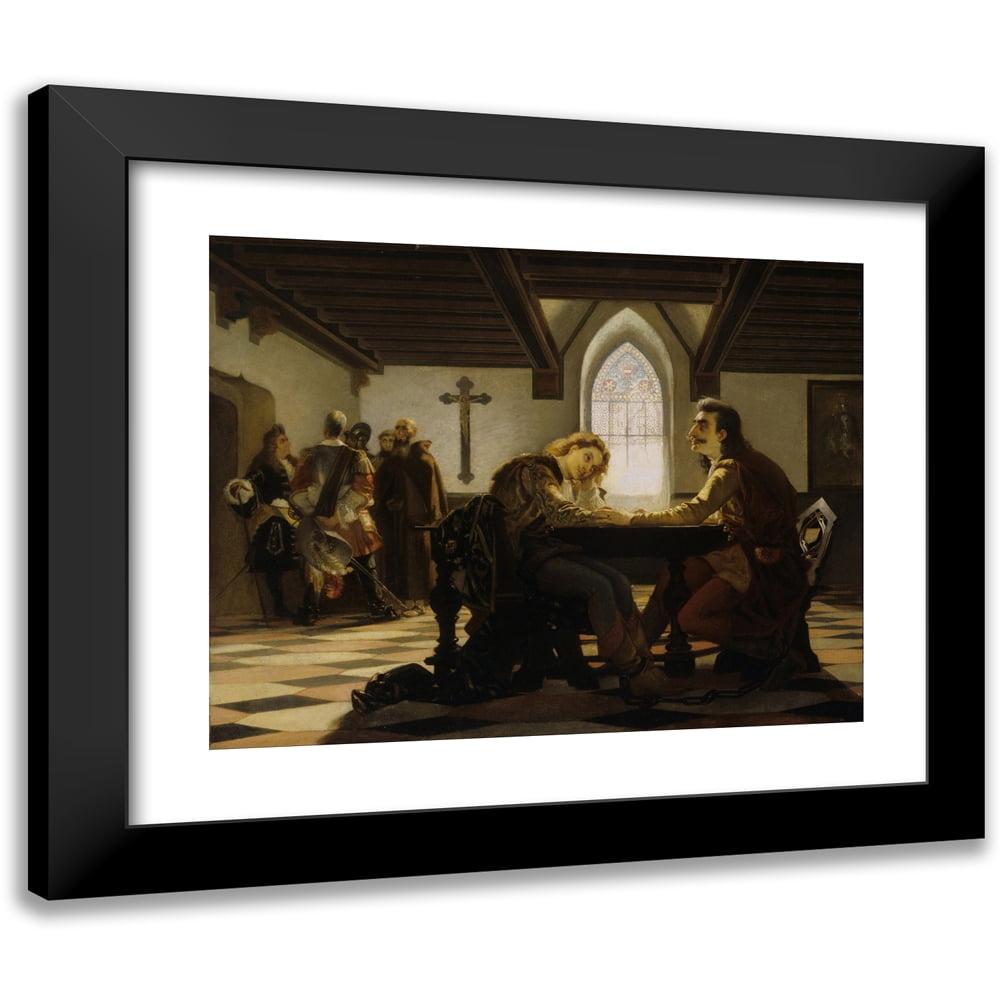 Viktor Madarász 24x20 Black Modern Framed Museum Art Print Titled ...