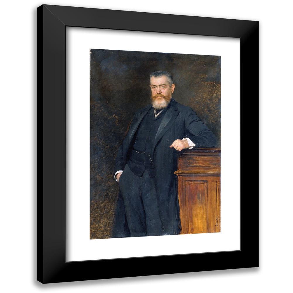 Viktor Stauffer 17x24 Black Modern Framed Museum Art Print Titled ...