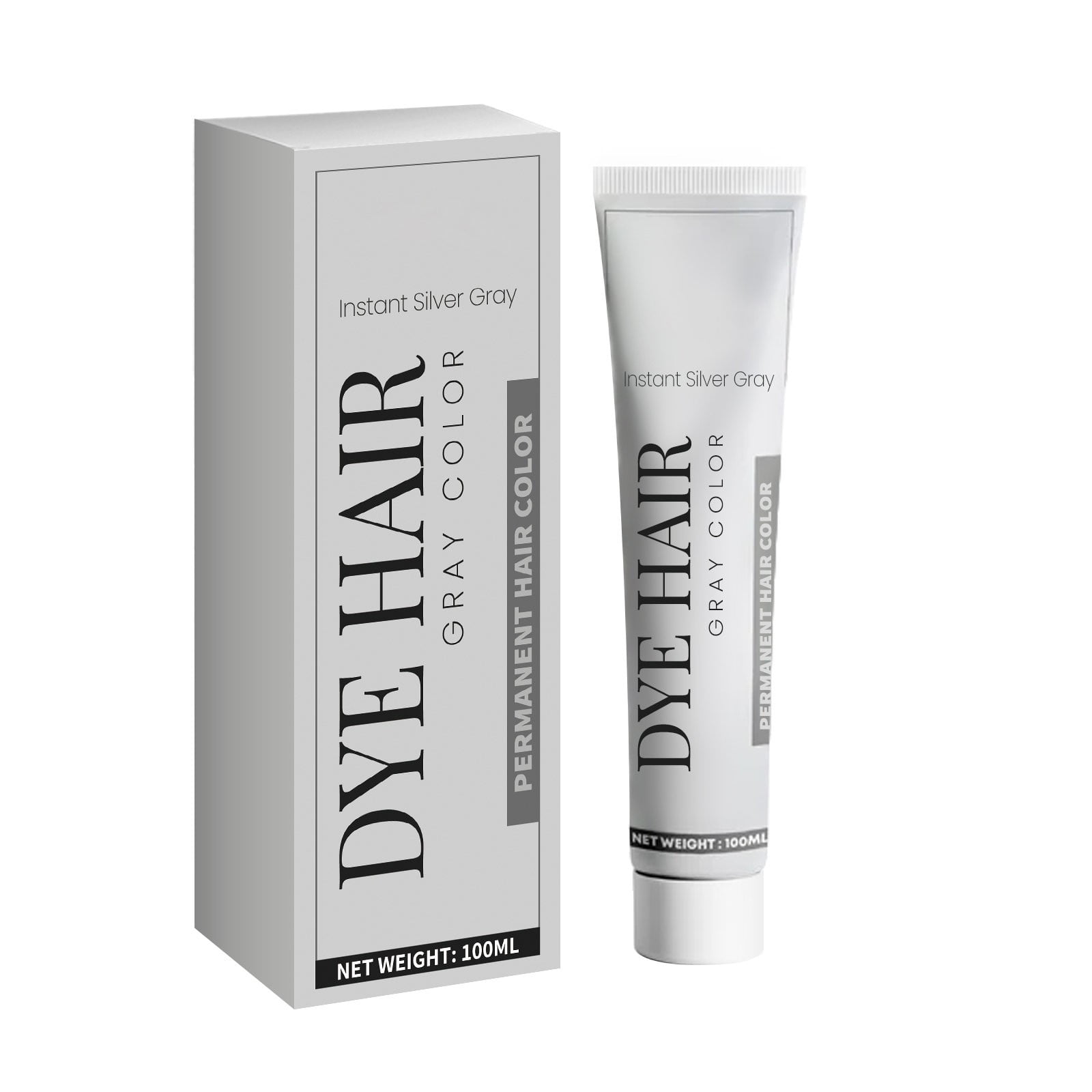 Vikudy Blowout Prices Gray Gray Hair Dye Temporary Silver Gray Hair ...